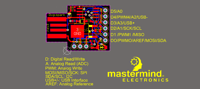 Digispark Diy Open Source Attiny85 Usb Arduino Pcb Design Files 5 Steps Instructables