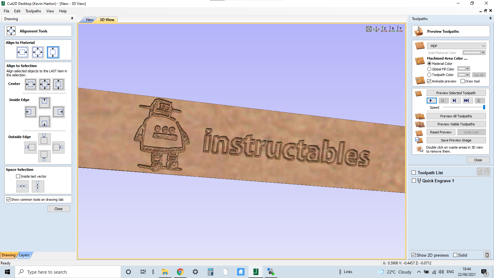 Brass Pen 1 Piece Hexagonal With Engraved Instructables Logo : 4 Steps ...