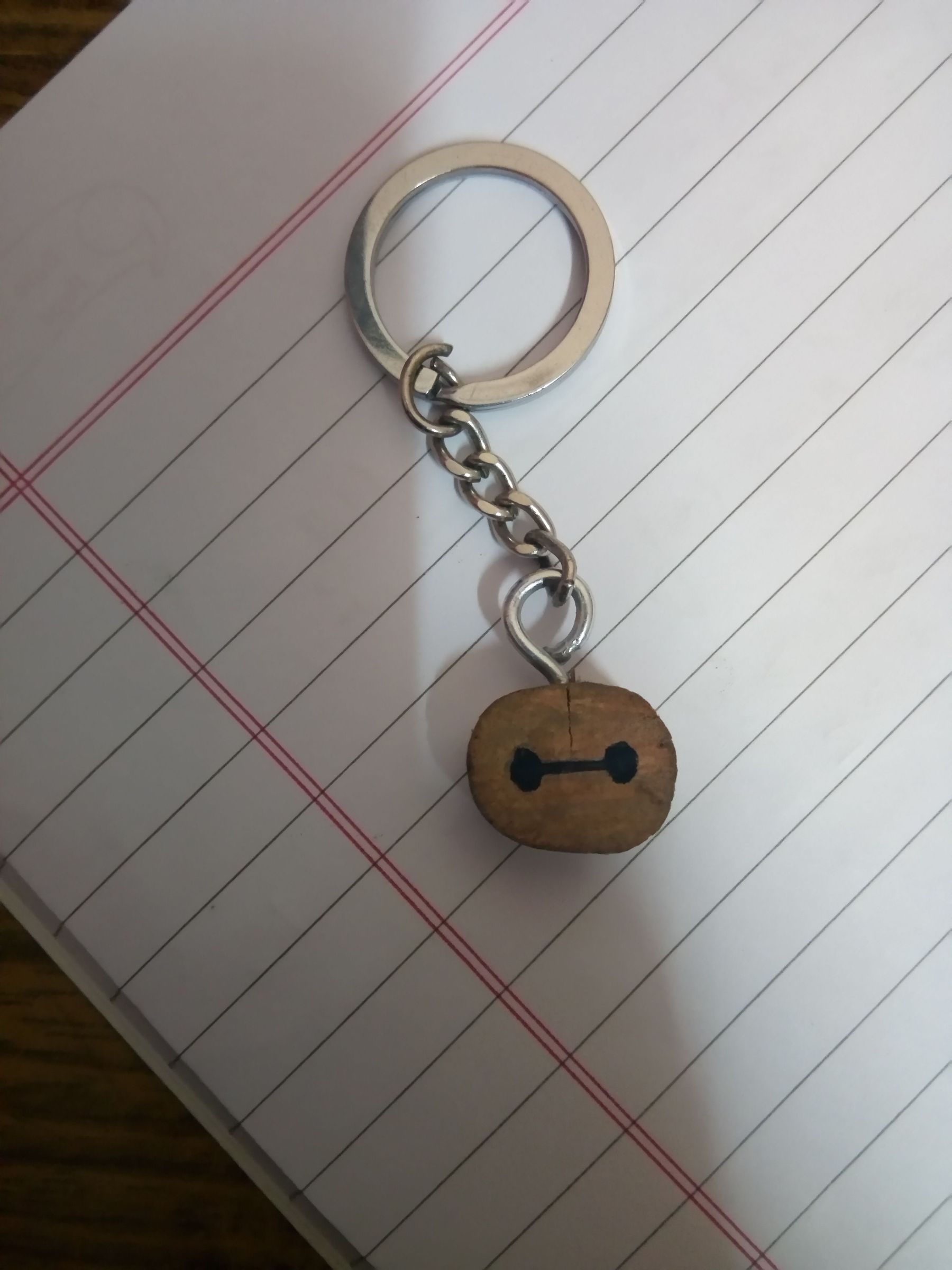 DIY Baymax Face Keychain : 5 Steps (with Pictures) - Instructables