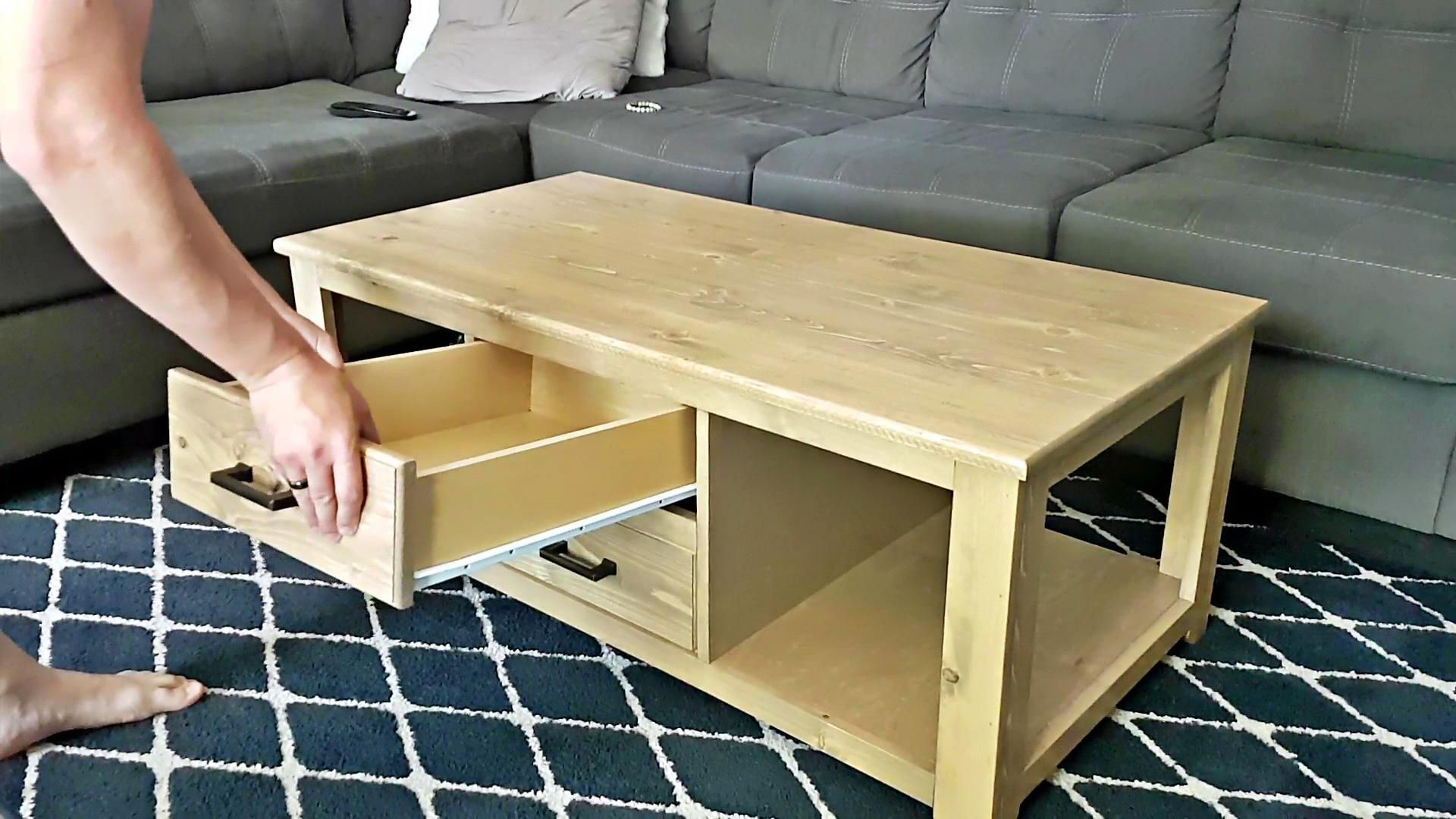 DIY Coffee Table With Storage : 9 Steps (with Pictures) - Instructables