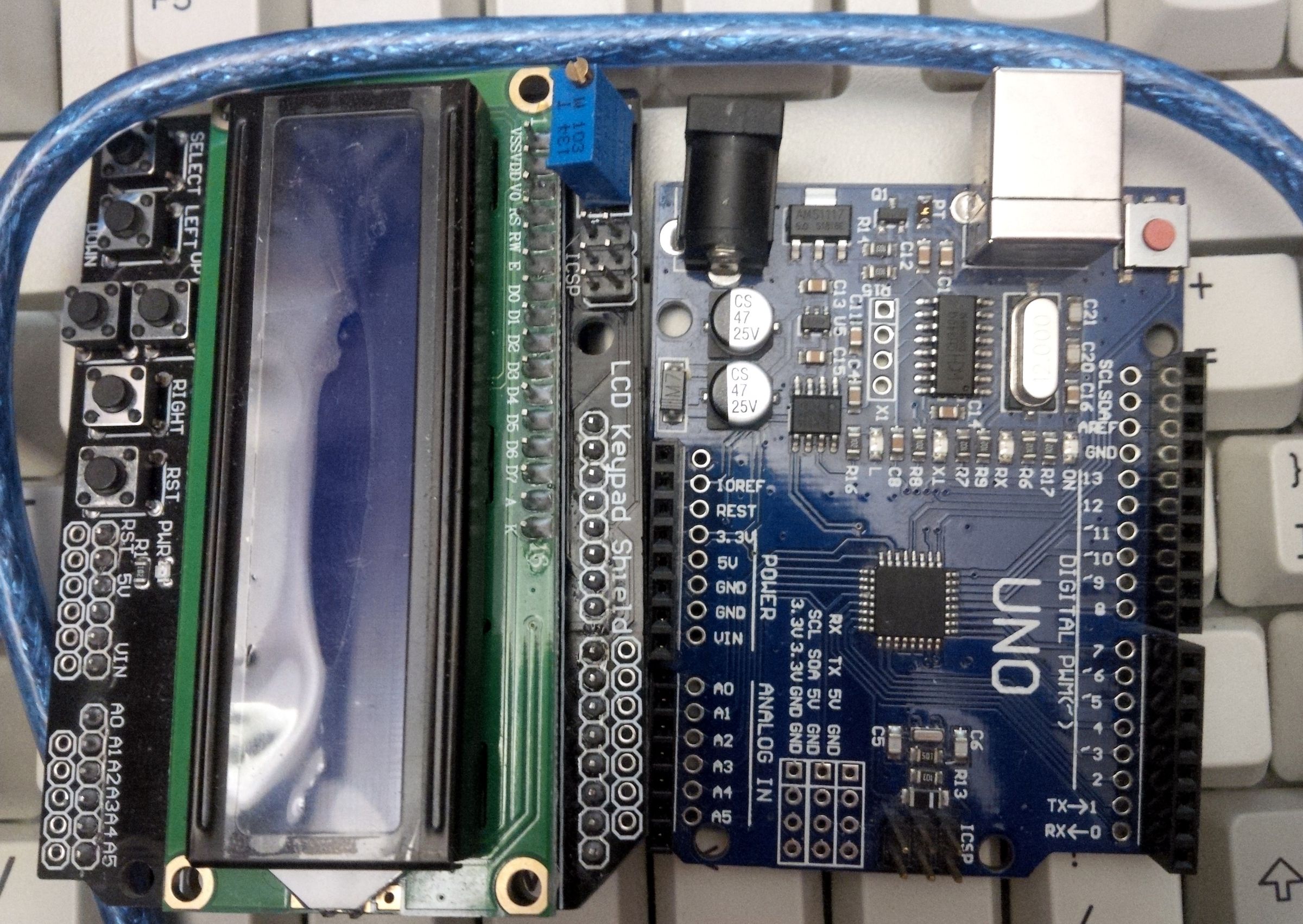 Arduino Powered Space Invaders Like Game on 1602 LCD Character Display ...