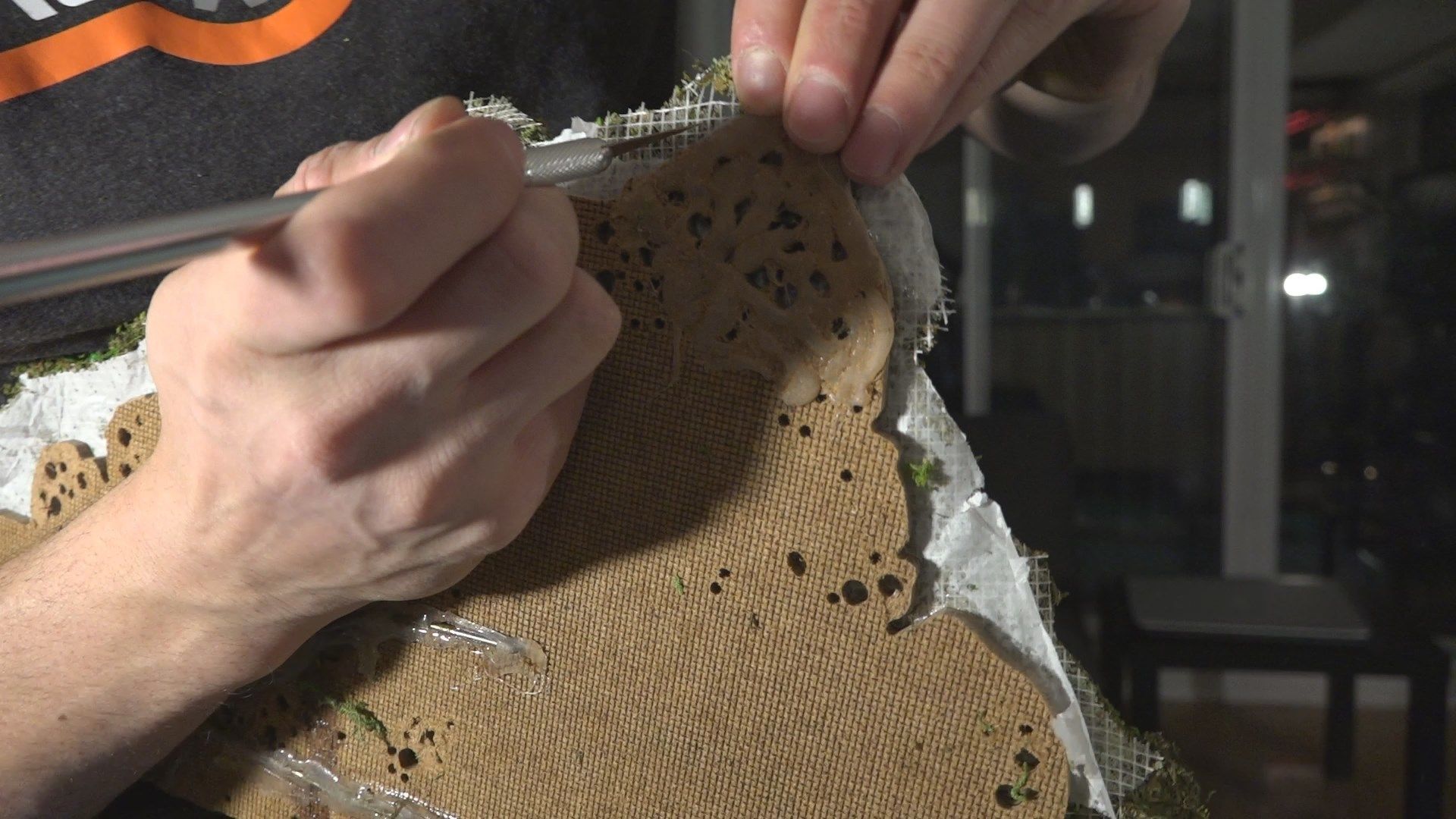 Floating World Backlit Moss Map With Arduino Fiber Optic LED Cities ...