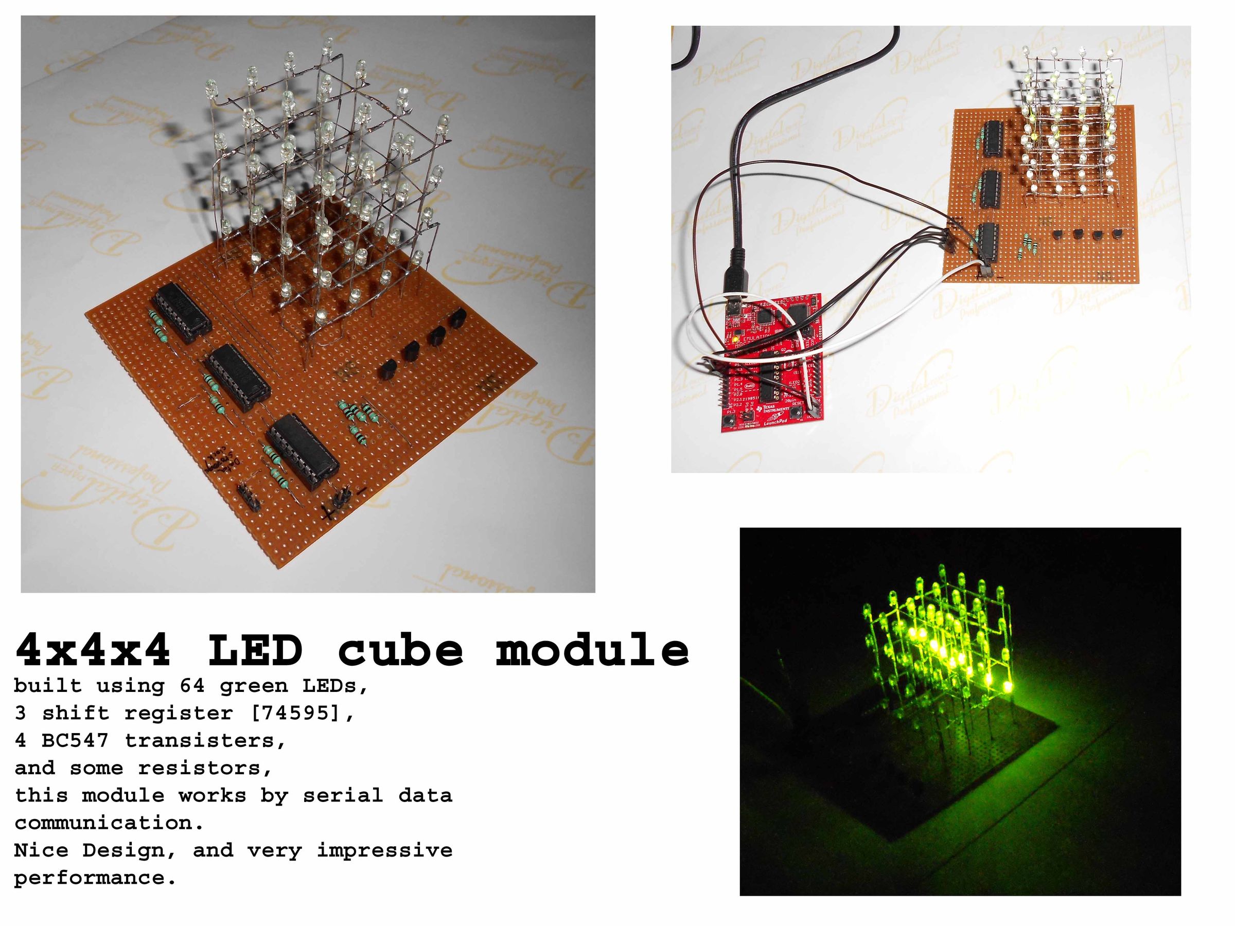 4x4x4 LED Cube, With MSP430, Using Only 3 Pins - Instructables