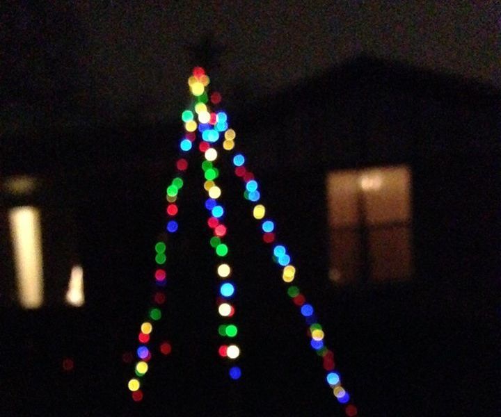 Easy Lighted Christmas Tree Frames : 5 Steps (with Pictures ...