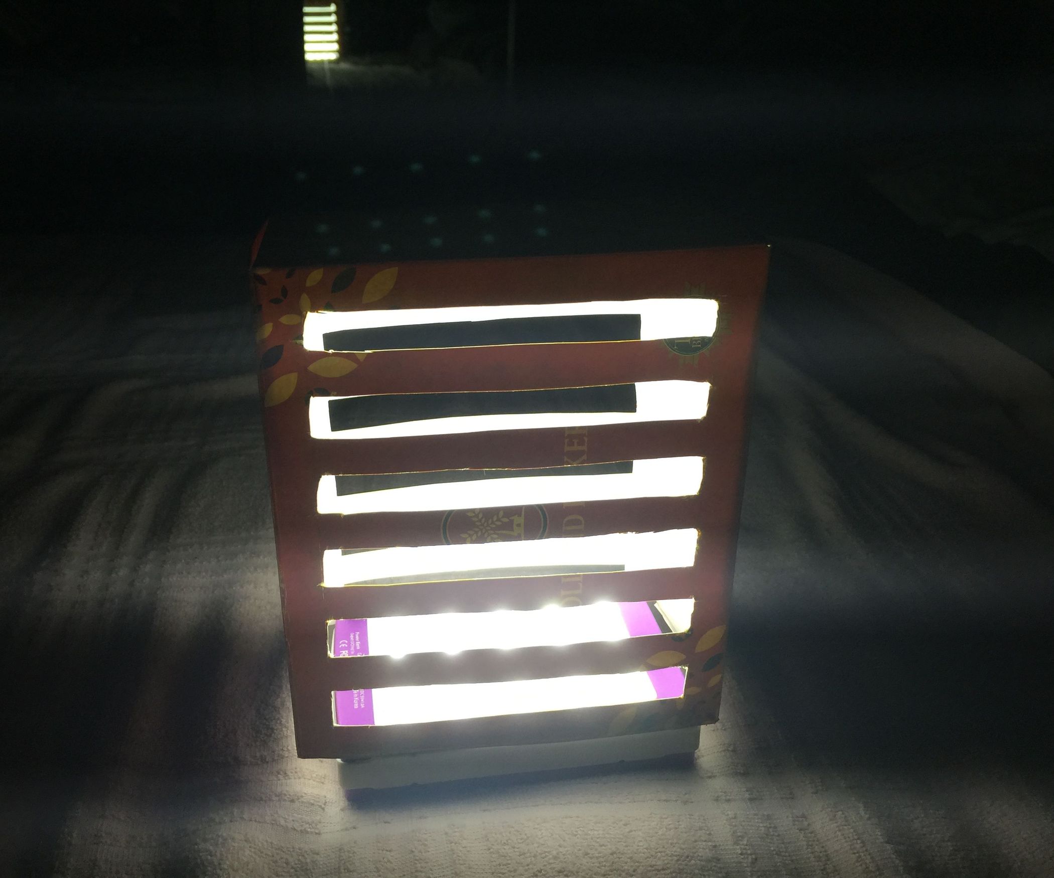 DIY CARDBOARD LIGHT : 7 Steps (with Pictures) - Instructables