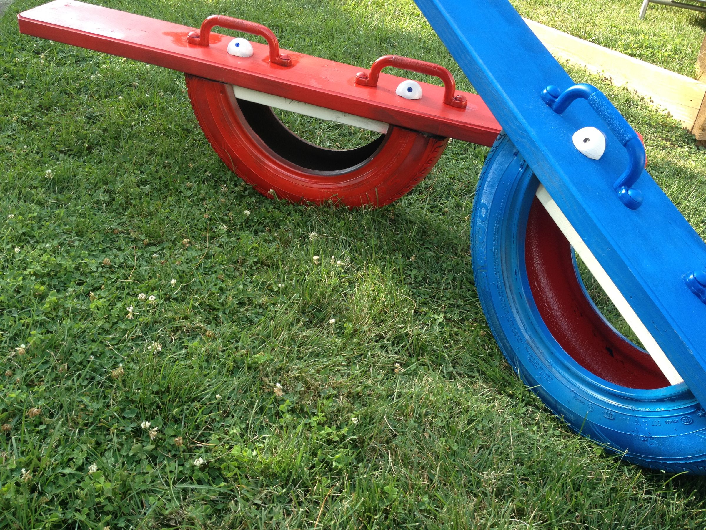 Make a Tire Totter : 3 Steps - Instructables