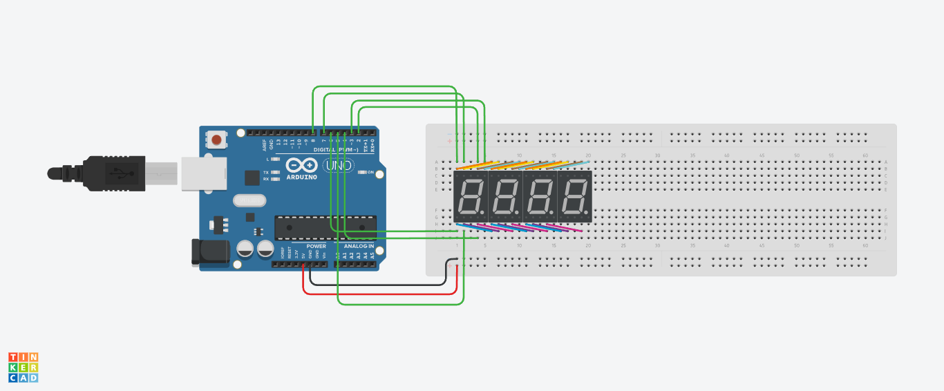 4 Digit Seven Segment Display Digital Clock : 4 Steps - Instructables