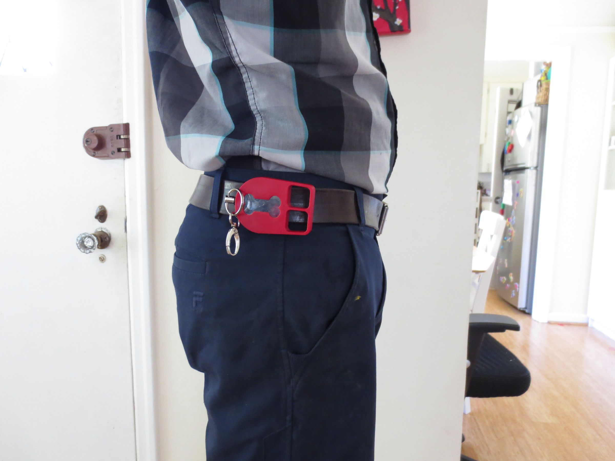 Porta-Leash: Wearable Pocket Sized Retracting Leash : 5 Steps (with ...