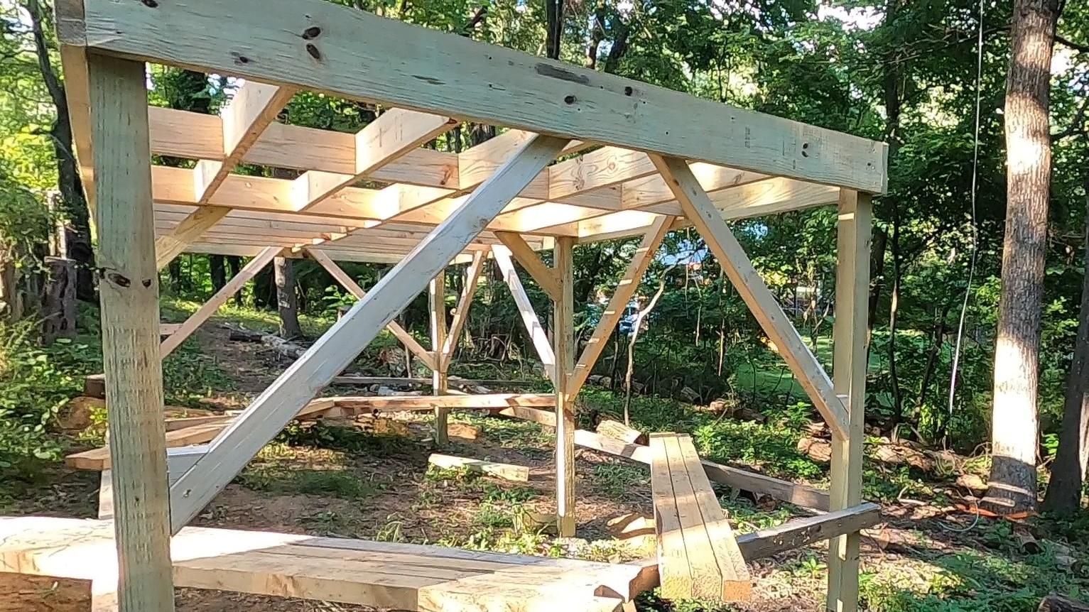 Backyard Treehouse With Zip Line, Trap Door, and Sliding Door : 25 ...