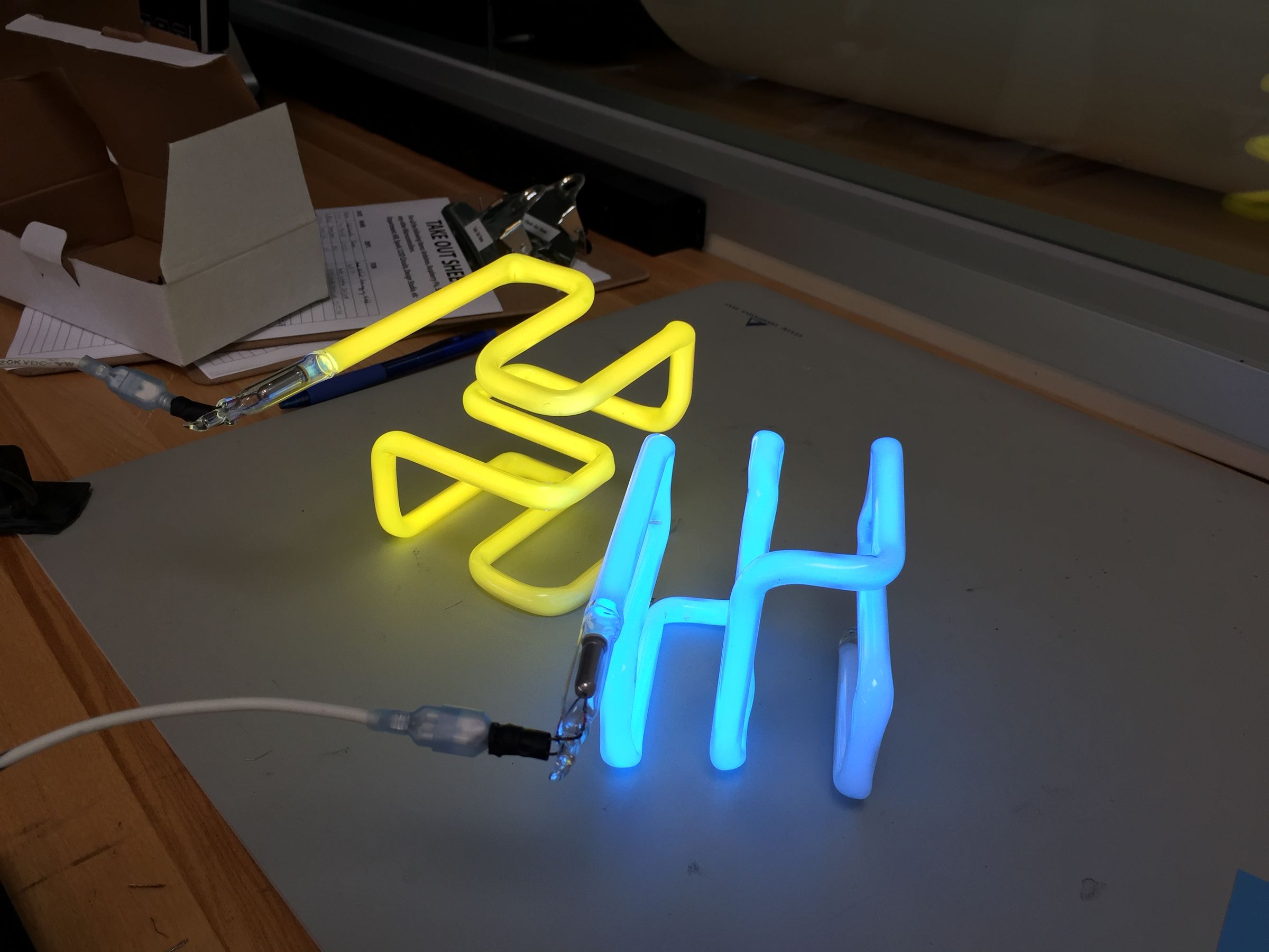 Neon Cubes : 4 Steps - Instructables