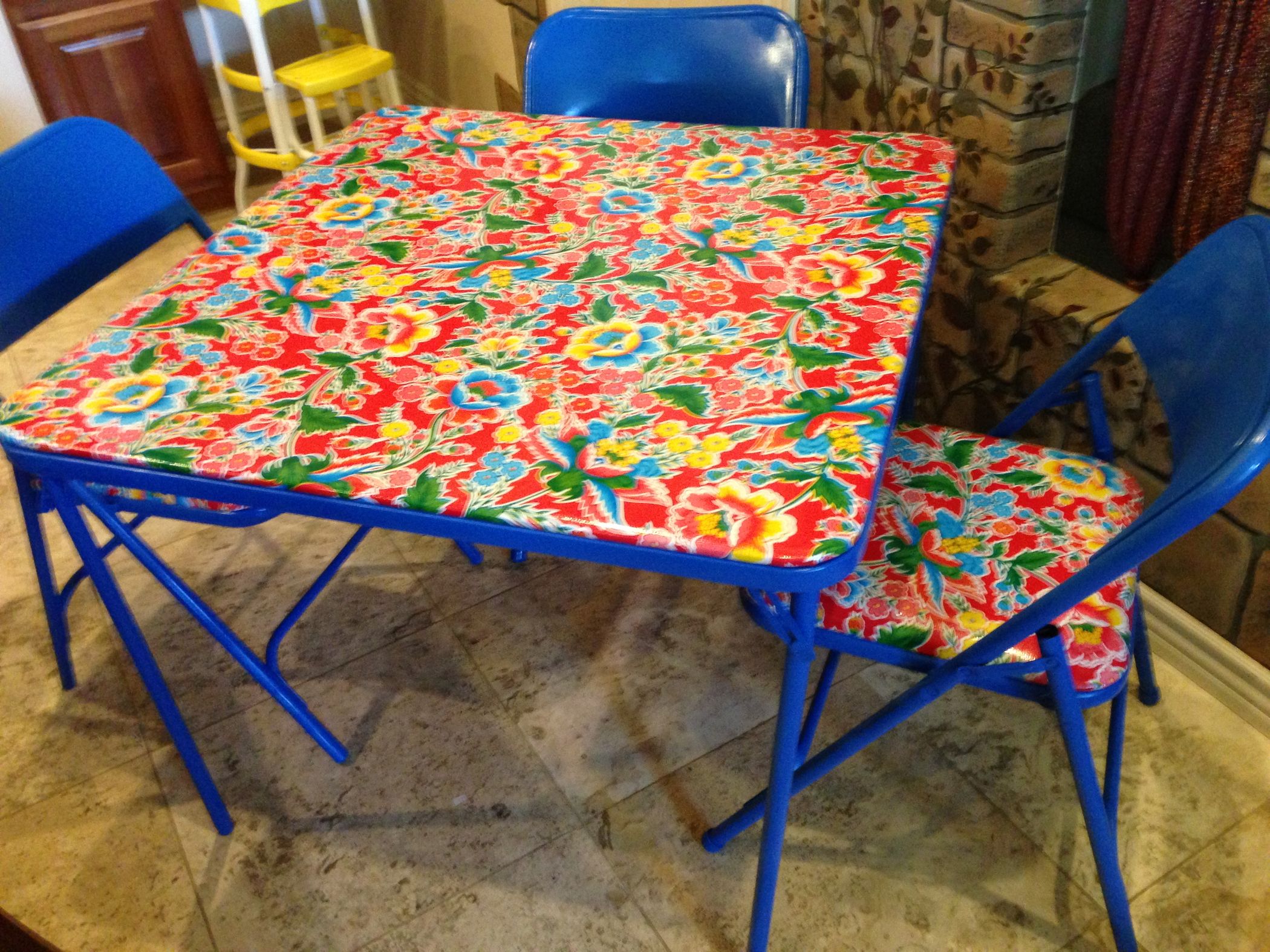 Craft a New Crafting Table; Upcycle Yucky Old Card Table : 5 Steps ...