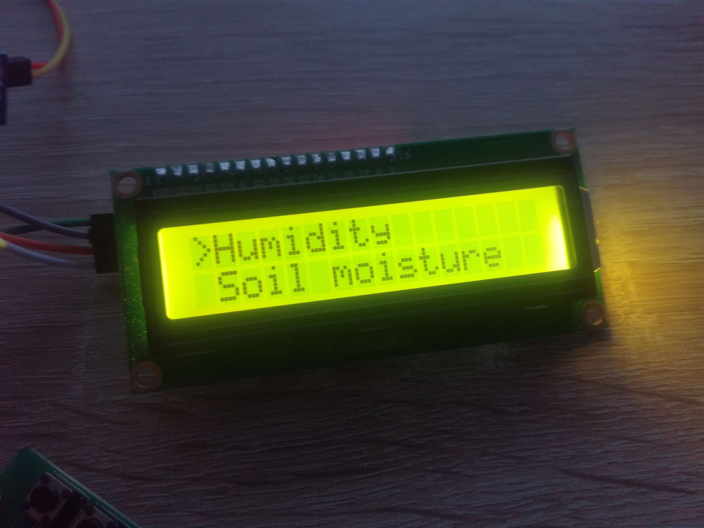 Arduino DHT22 Sensor and Soil Moisture Project With Menu : 4 Steps ...