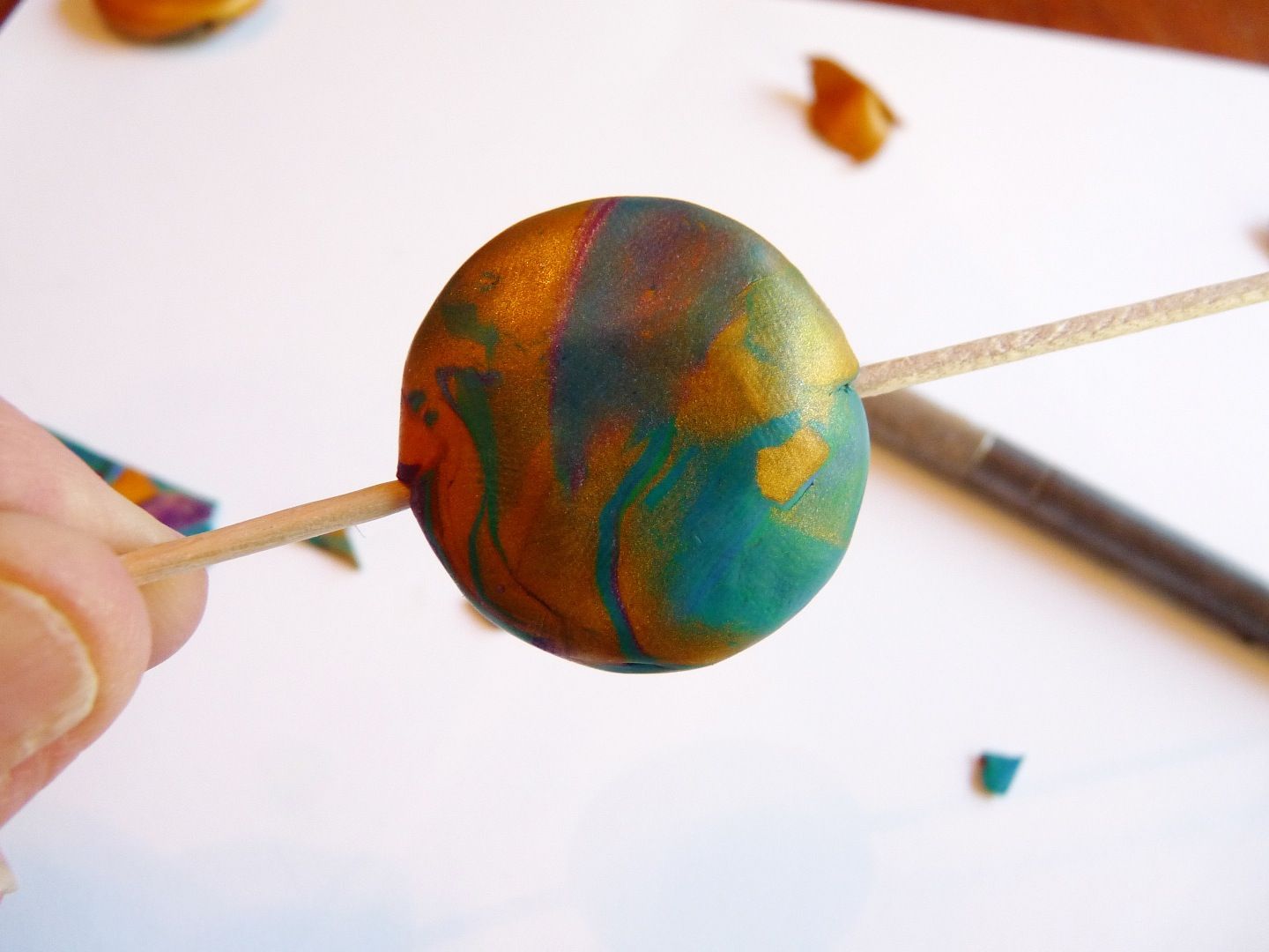 Polymer Clay Laminate Gemstone Jewelry : 24 Steps (with Pictures ...