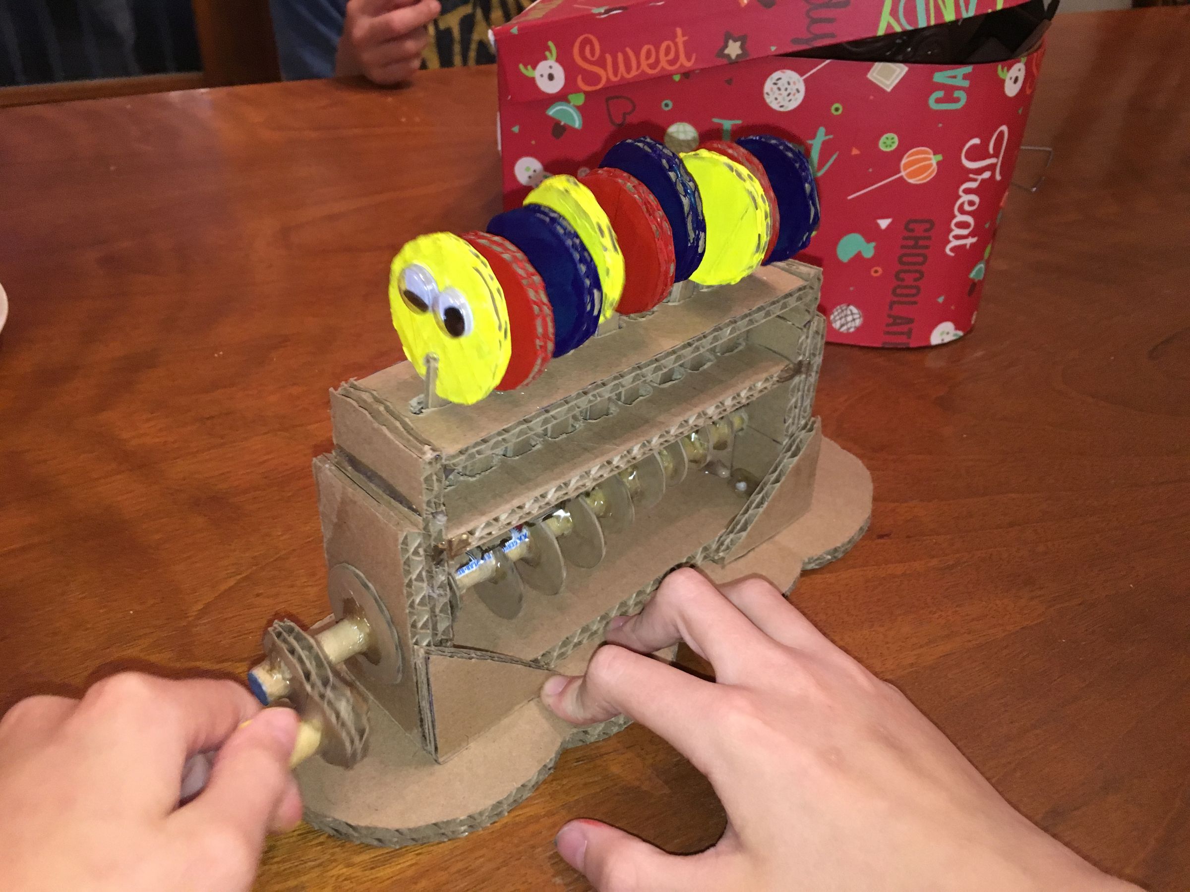 Cardboard Mechanical Toy : 8 Steps (with Pictures) - Instructables