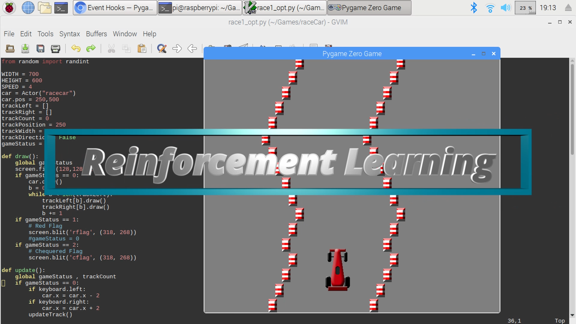 Racecar Game With Pygame Zero and Machine Learning : 6 Steps ...