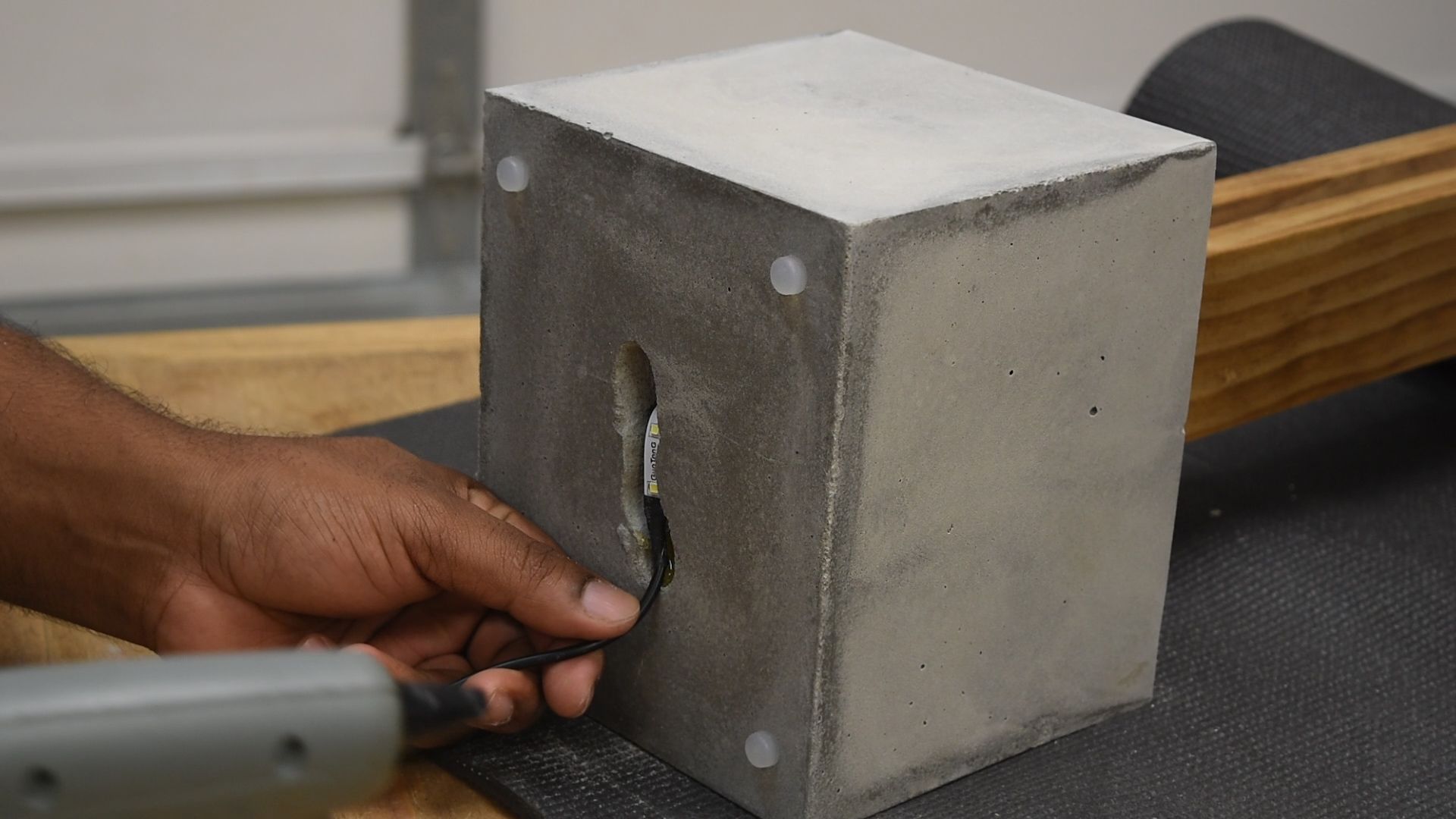 DIY Concrete and Wood LED Floor LAMP : 6 Steps (with Pictures ...
