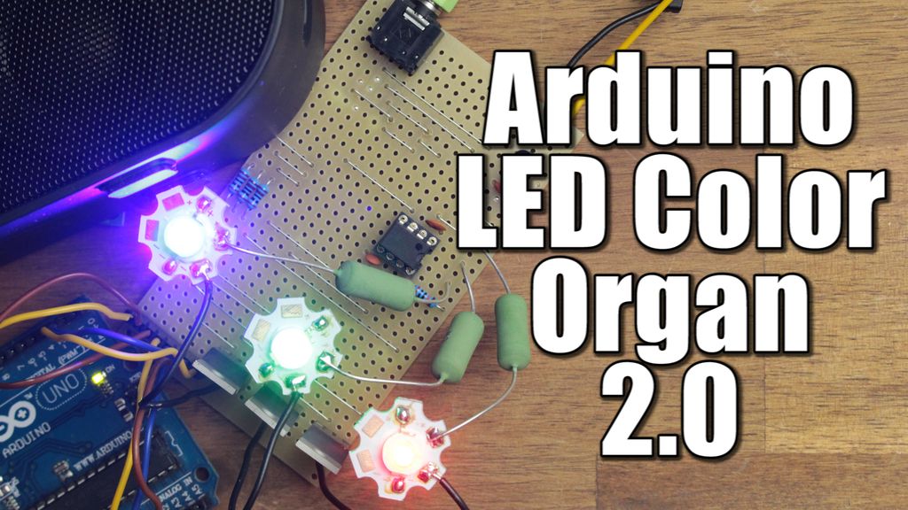 DIY Arduino LED Color Organ 2.0 : 5 Steps - Instructables