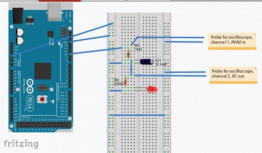 Arduino RC Circuit: PWM to Analog DC : 10 Steps - Instructables