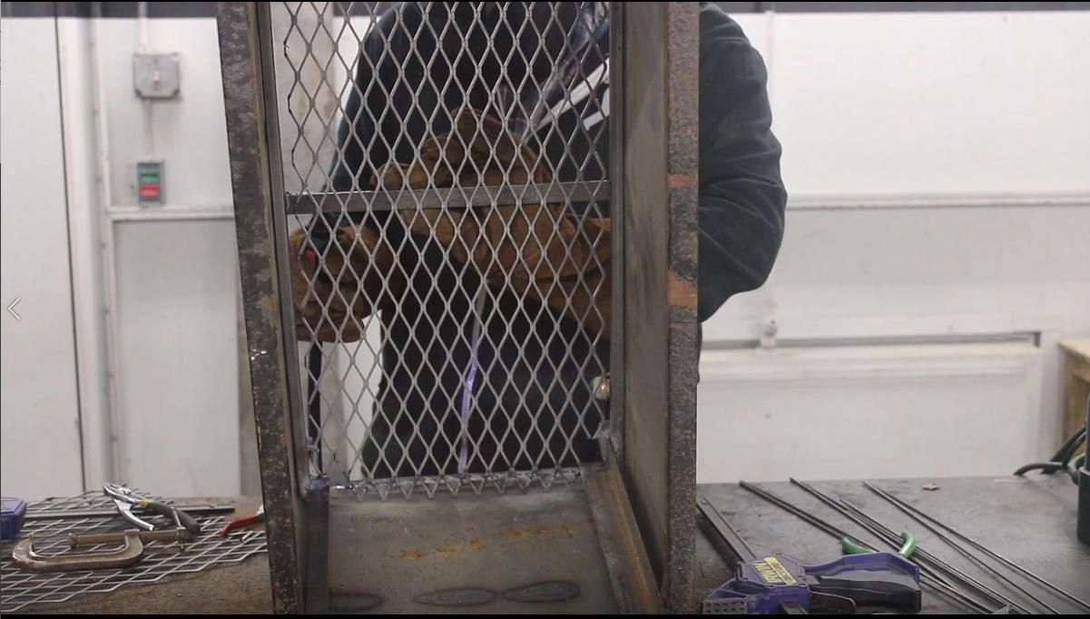 Dumpster Fire Pit (easy Welding Project) : 12 Steps (with Pictures ...