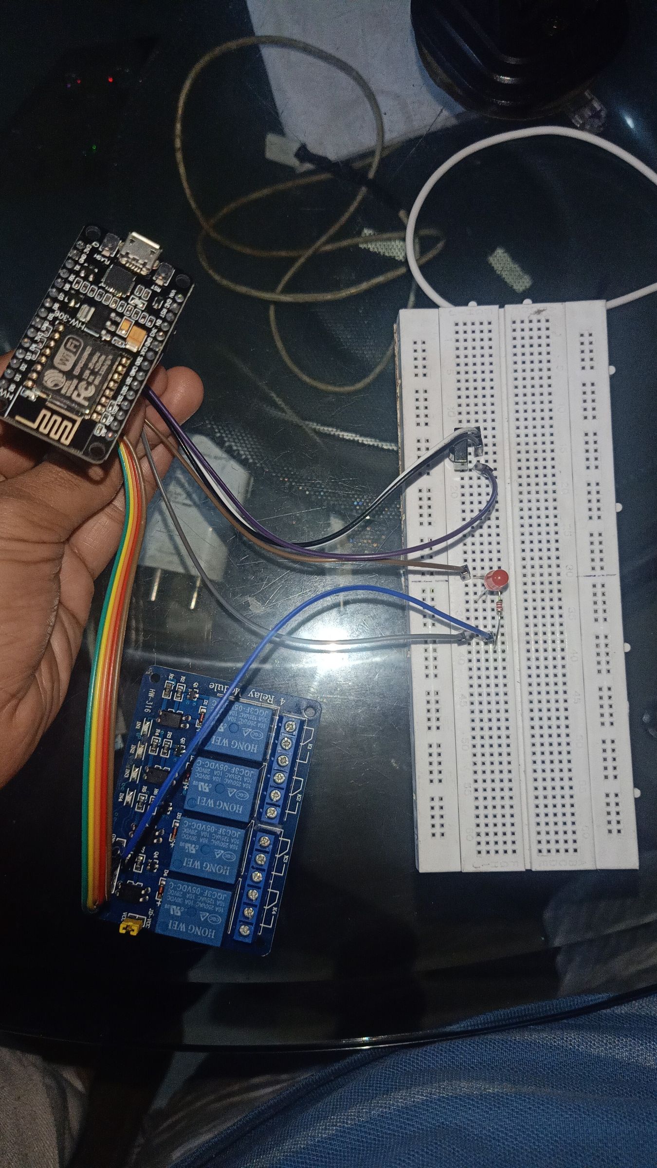 8 Relay Control With NodeMCU and IR Receiver Using WiFi and IR Remote ...
