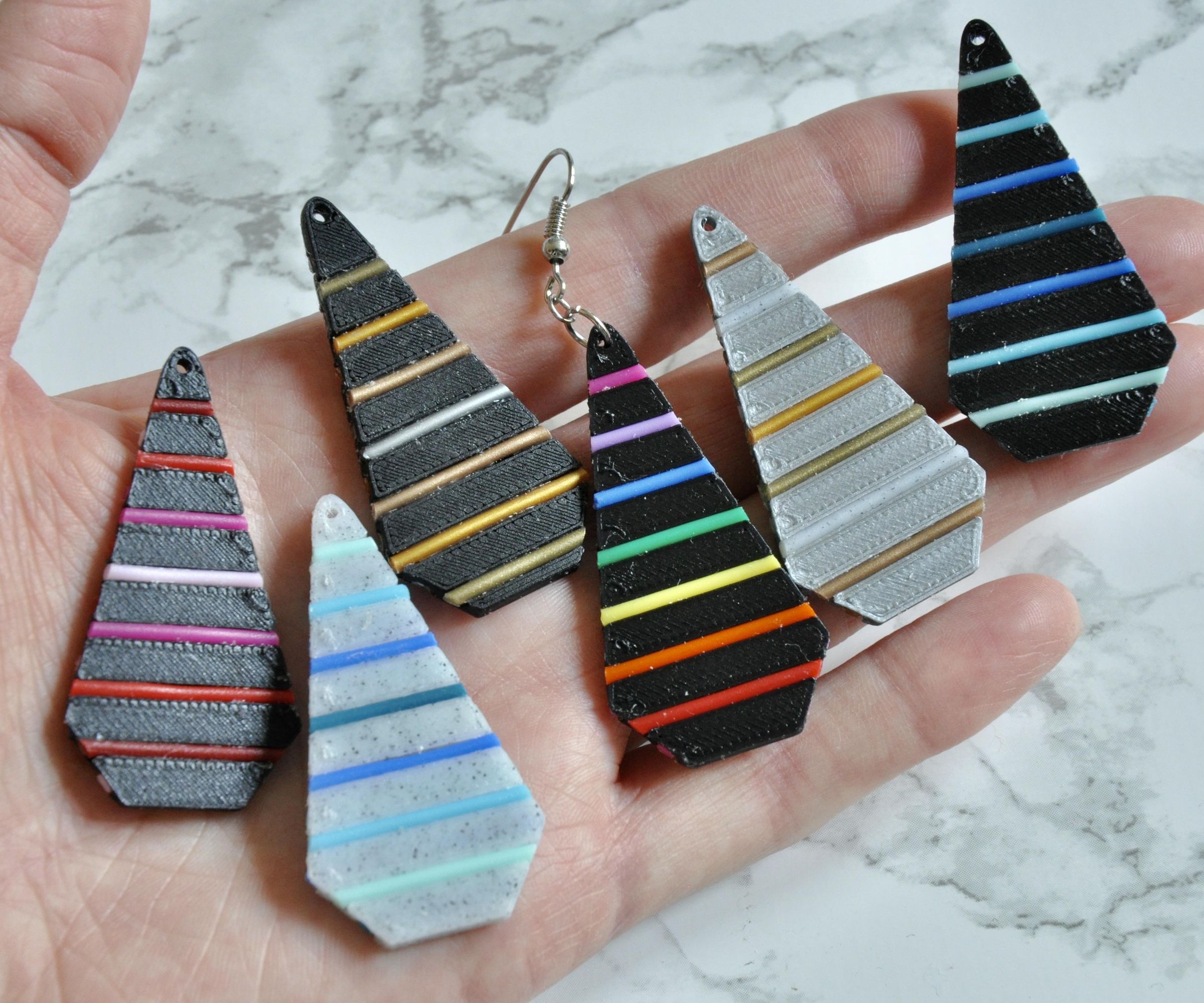 Filament Earrings : 12 Steps (with Pictures) - Instructables