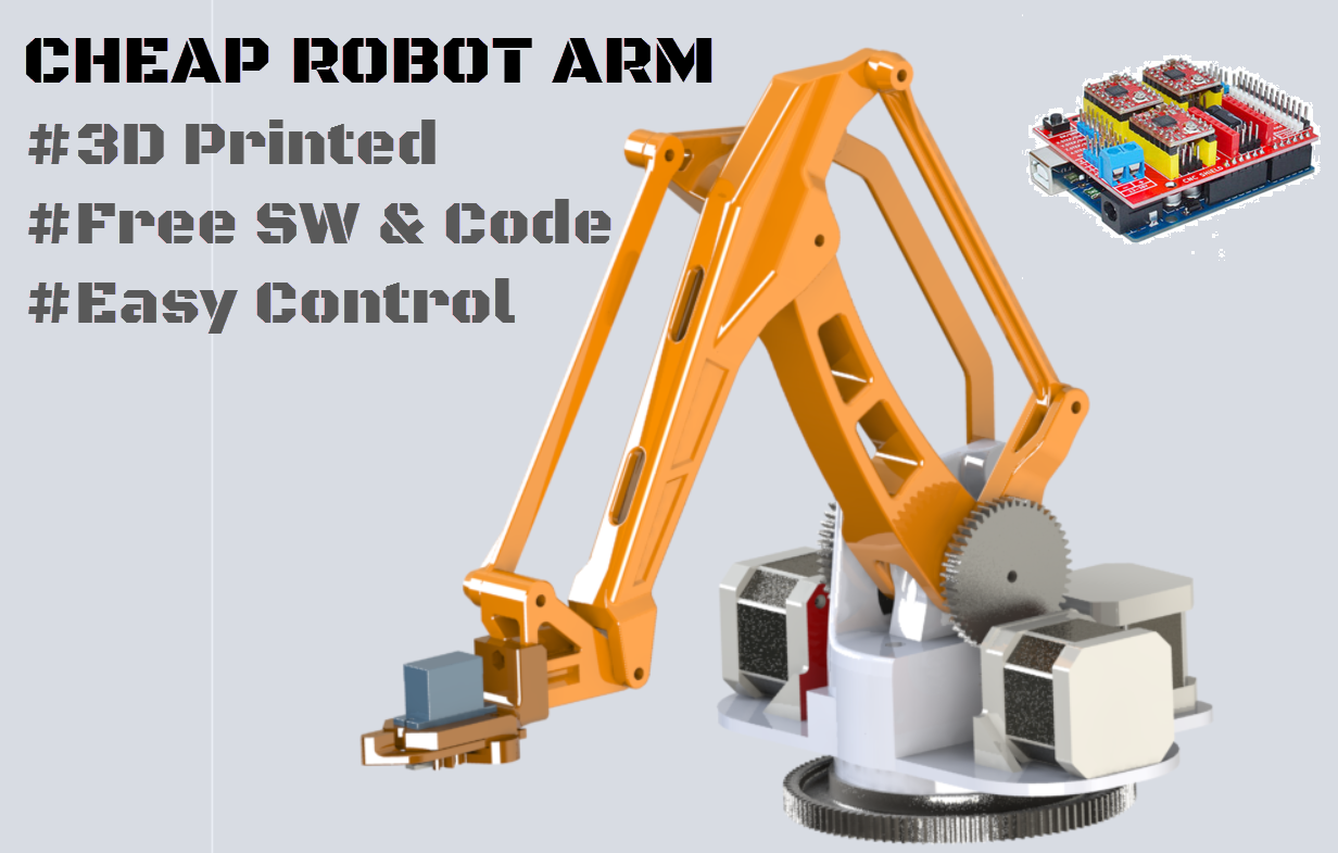 Robot Arm MK2 Plus (Stepper Motor Used) : 11 Steps - Instructables