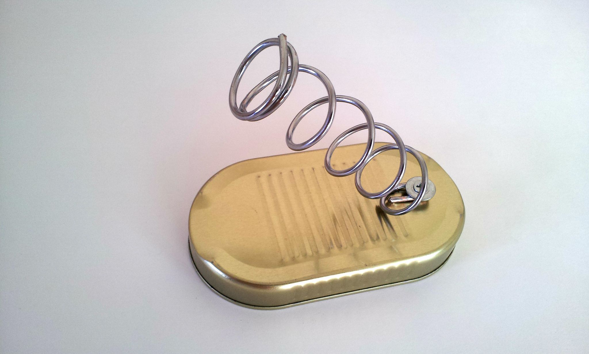 Soldering Iron Base (made With a Sardines Can) : 6 Steps (with Pictures ...