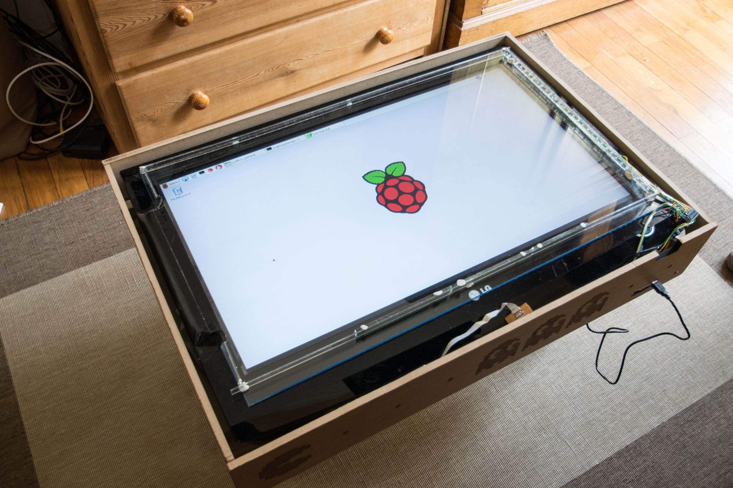 Touch Screen Coffee Table DIY With 32" TV and Low Cost CCD Sensor : 18 ...