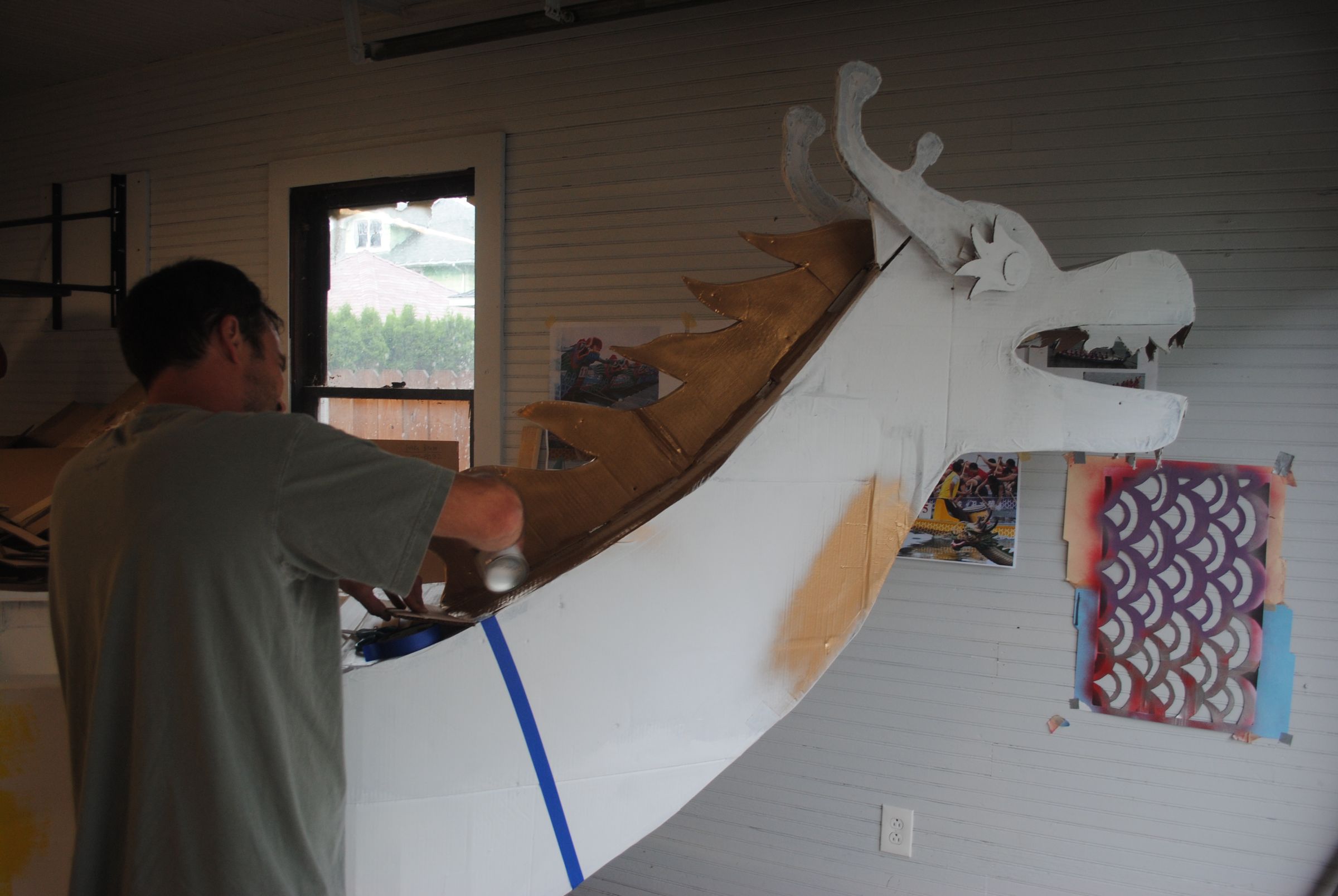 Make a Cardboard Dragon Boat! : 7 Steps (with Pictures) - Instructables