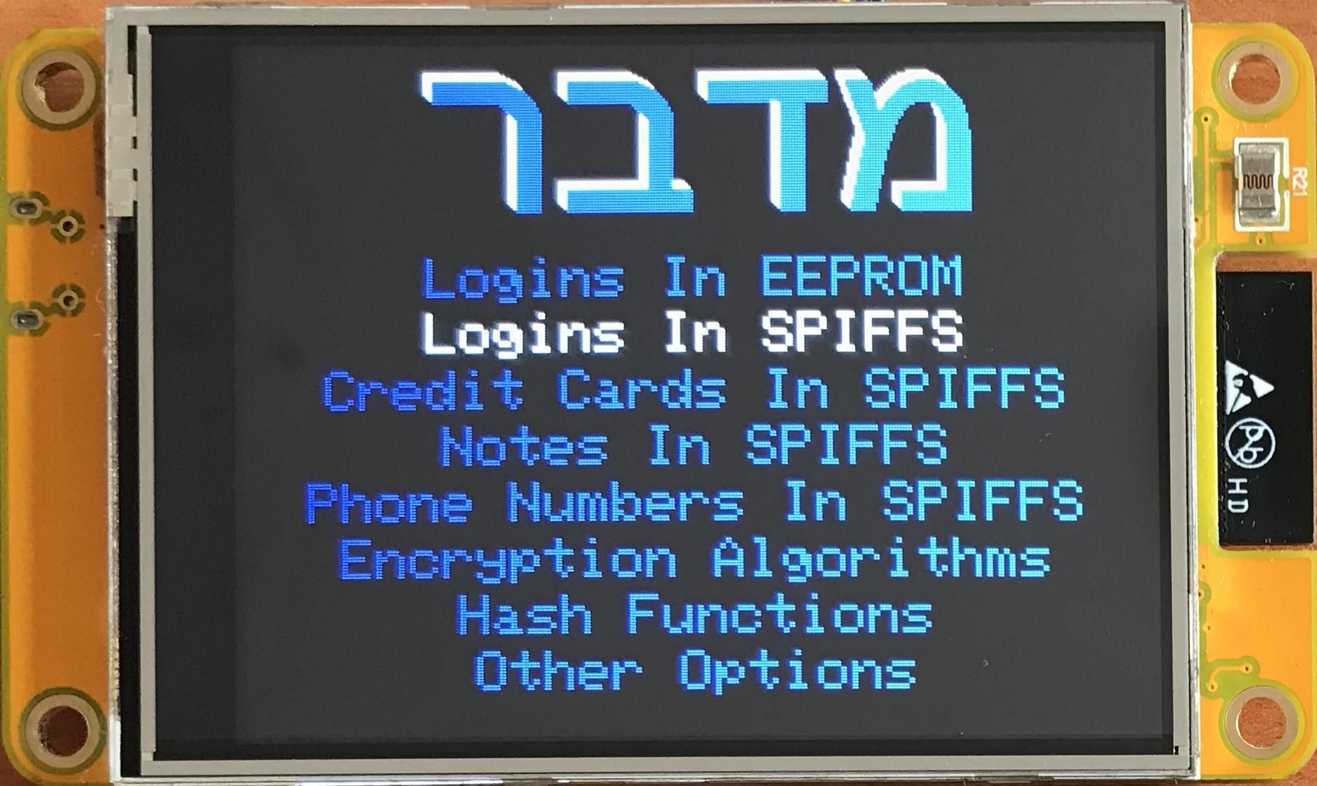 How to Use the ESP32 CYD to Securely Store Your Data : 16 Steps (with Pictures) - Instructables