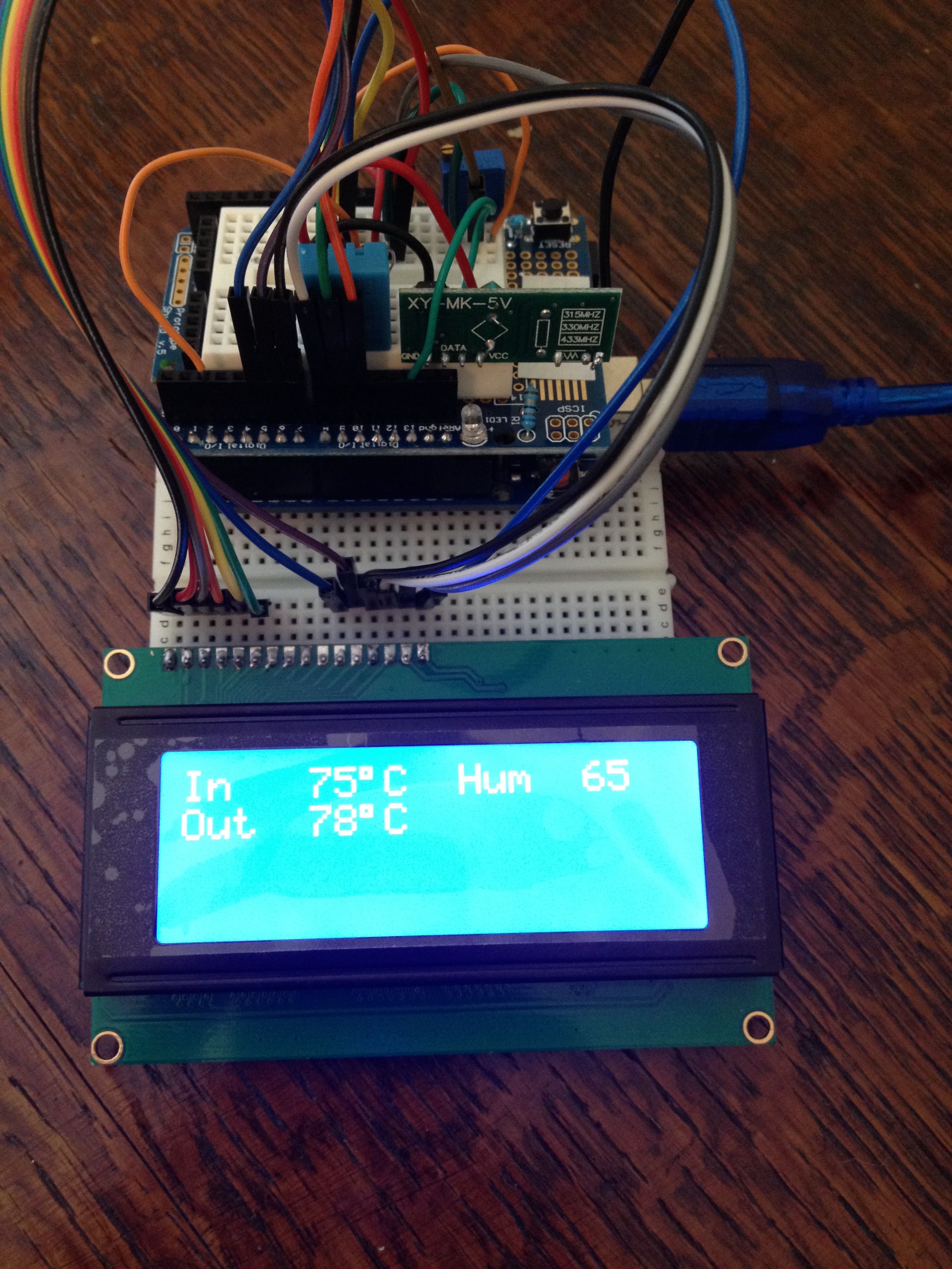 Wireless Indoor & Outdoor Thermometer : 4 Steps - Instructables