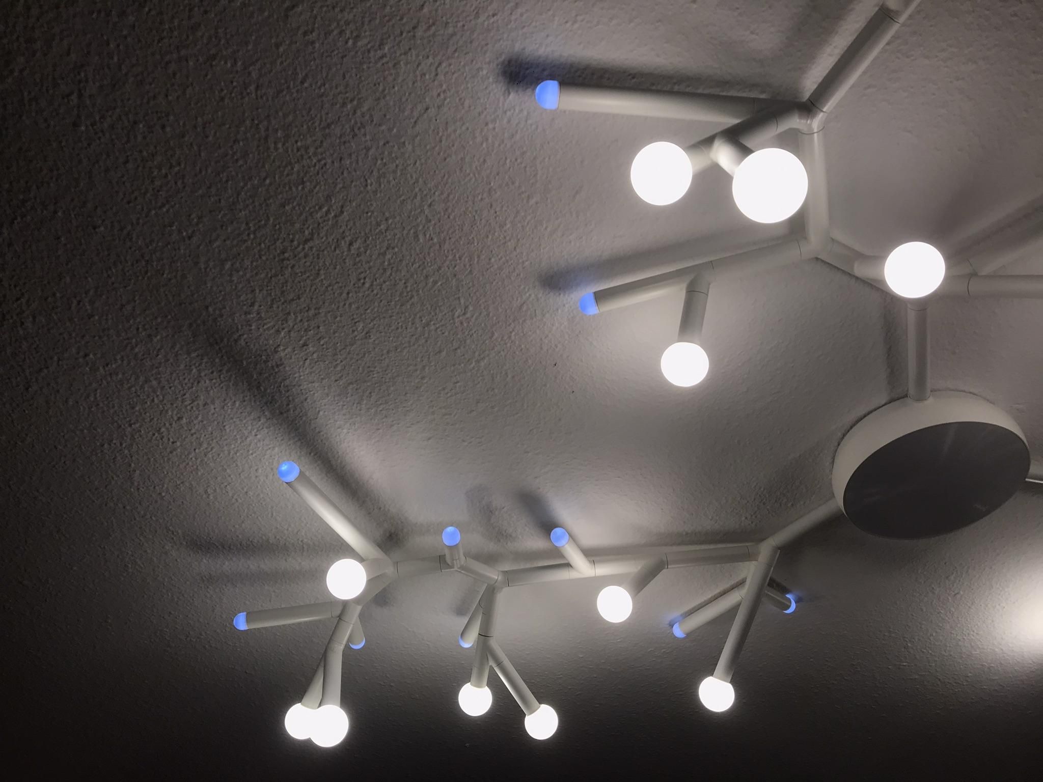 Ceiling Branch Lamp From PVC Pipe & 3D Prints : 13 Steps (with Pictures ...