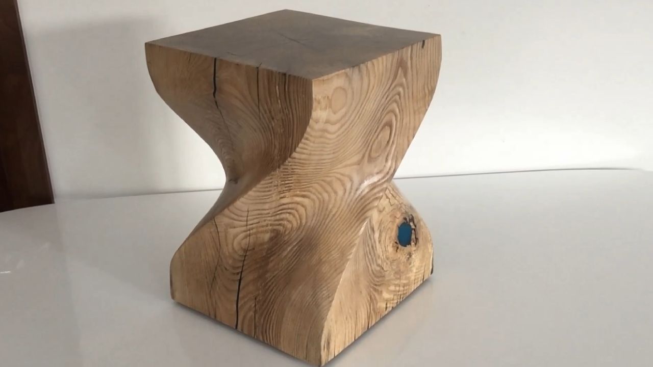 Twisted Stool / End Table : 14 Steps (with Pictures) - Instructables