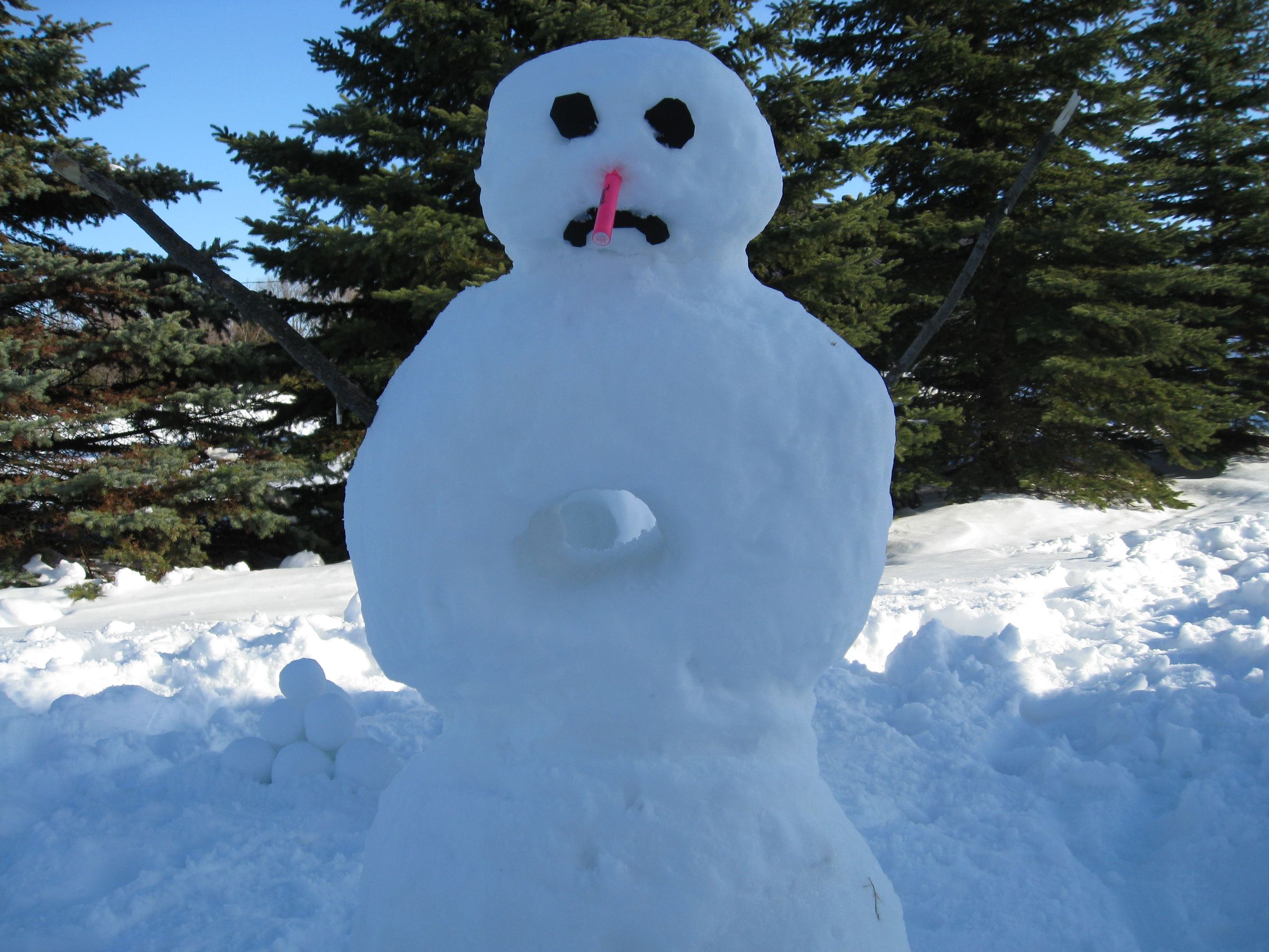 Calvin and Hobbes Snow Cannon and Snowman : 5 Steps - Instructables