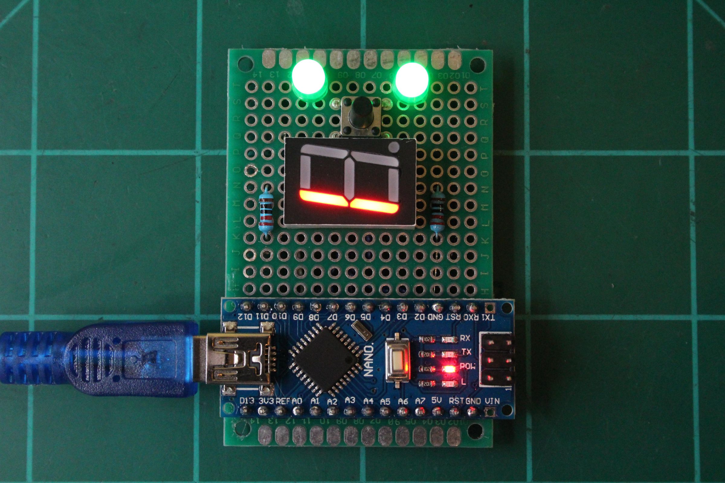 How to Make a Robot Face Out of a 7 Segment Display : 6 Steps ...
