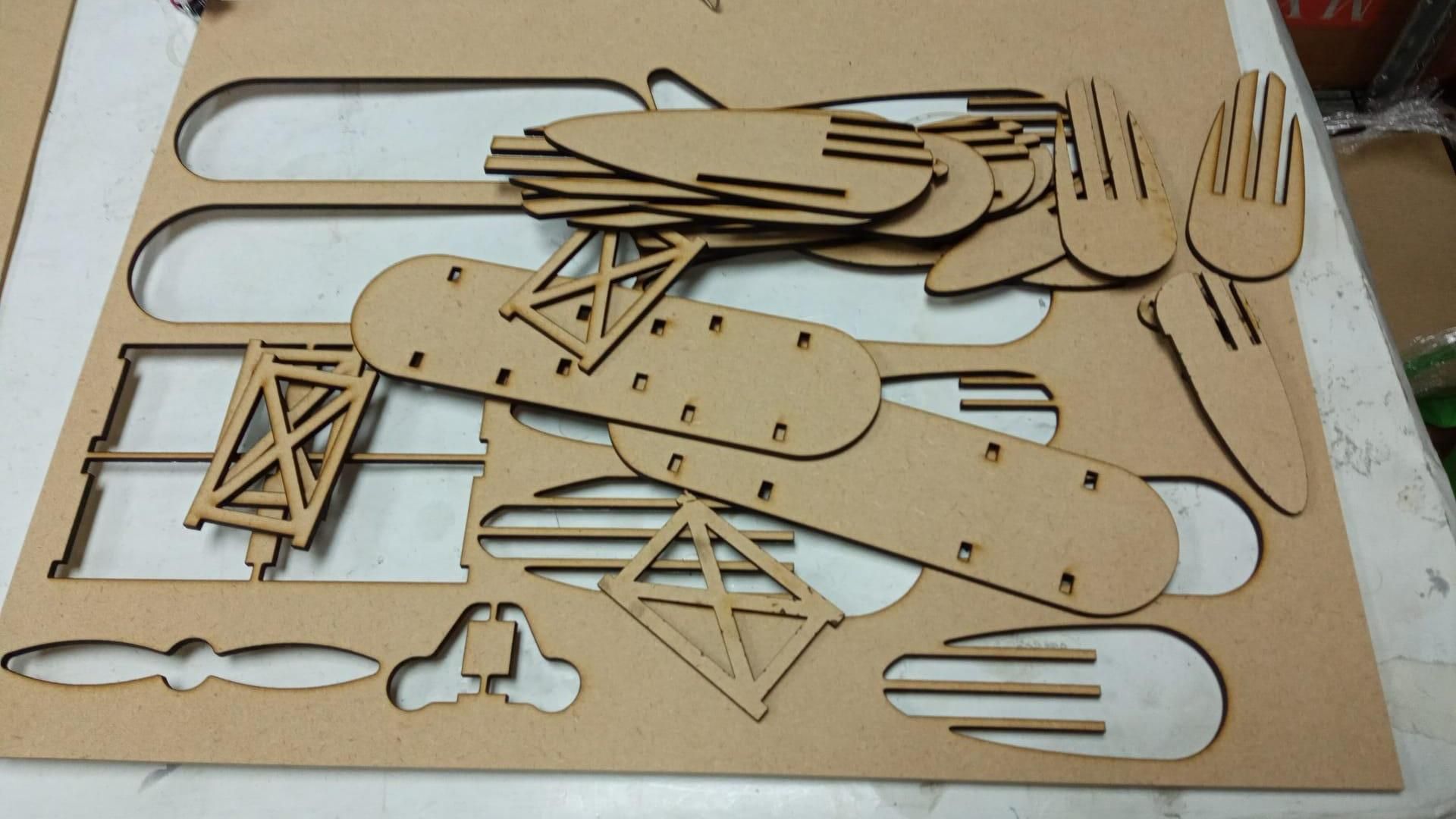 3D Puzzle: Wooden Toy Plane for Kids : 4 Steps (with Pictures ...