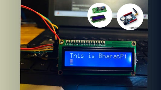 Lcd Sensor With Micropython Using Bharart Pi Board 5 Steps Instructables