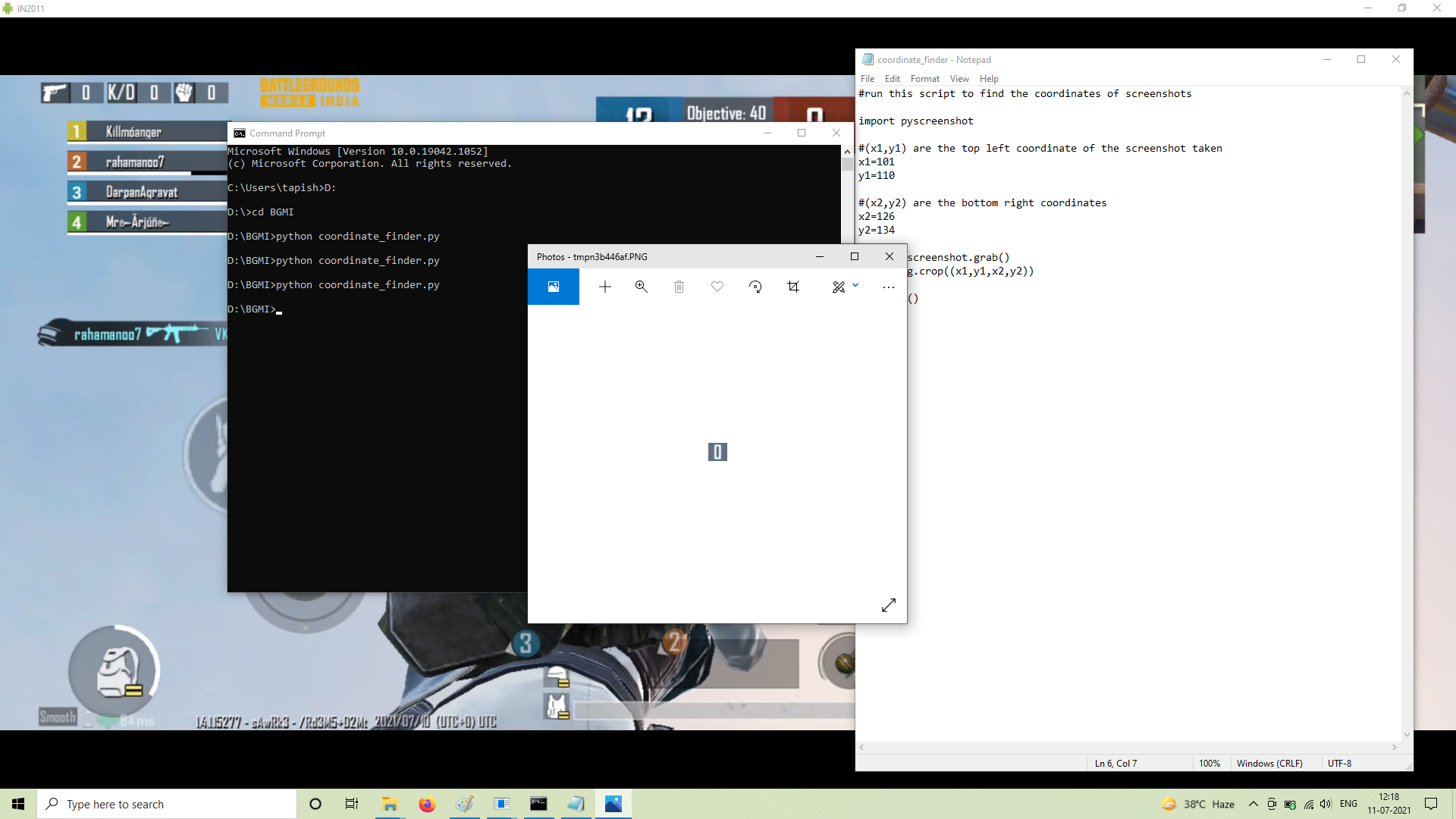 BGMI and Python Magic : 5 Steps - Instructables