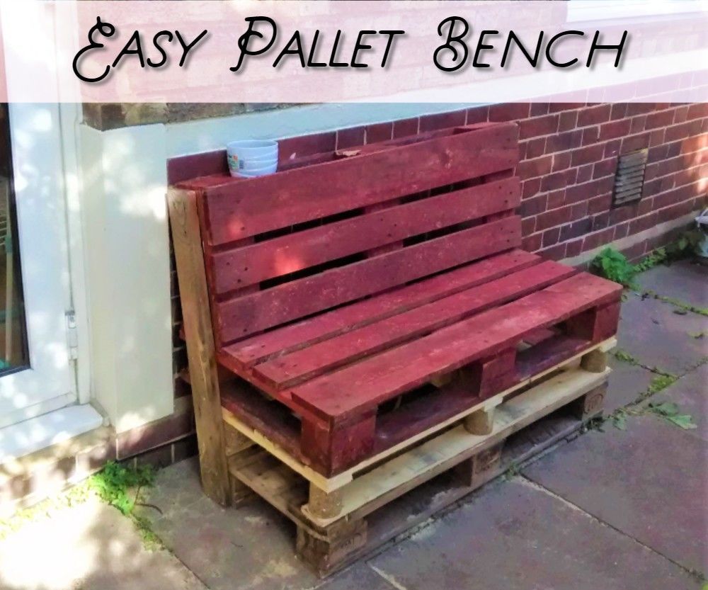 Backyard Pallet Bench : 4 Steps (with Pictures) - Instructables