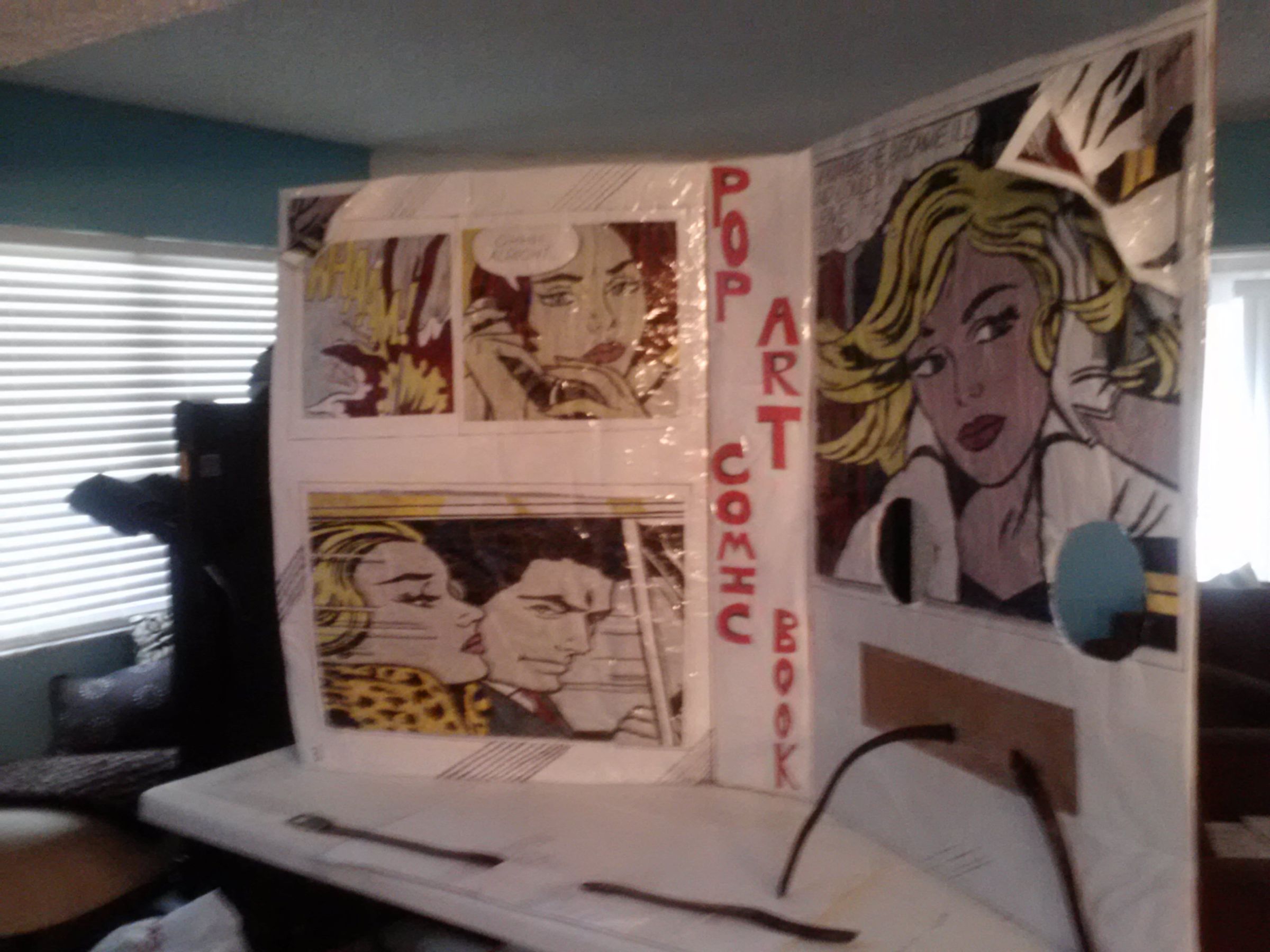 How to Make a Homemade " Walking Comic Book" Costume : 6 Steps ...
