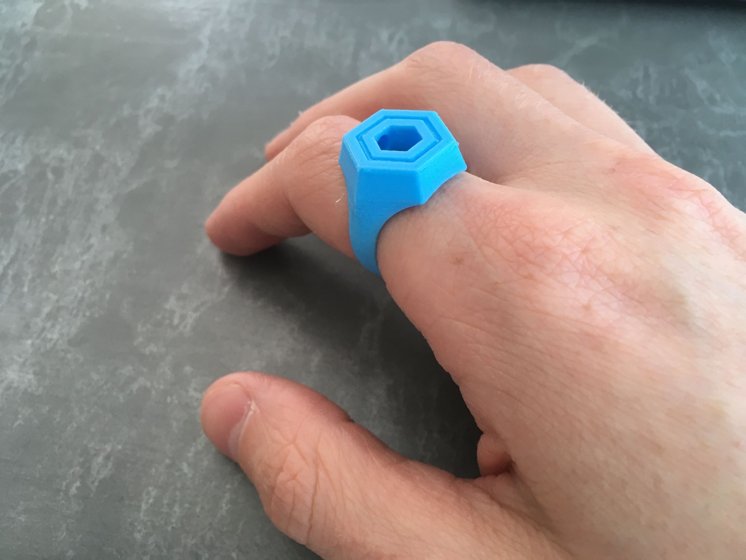 Bit Driver Ring (3D Printed, Wearable Hex Bit Driver) : 12 Steps (with ...