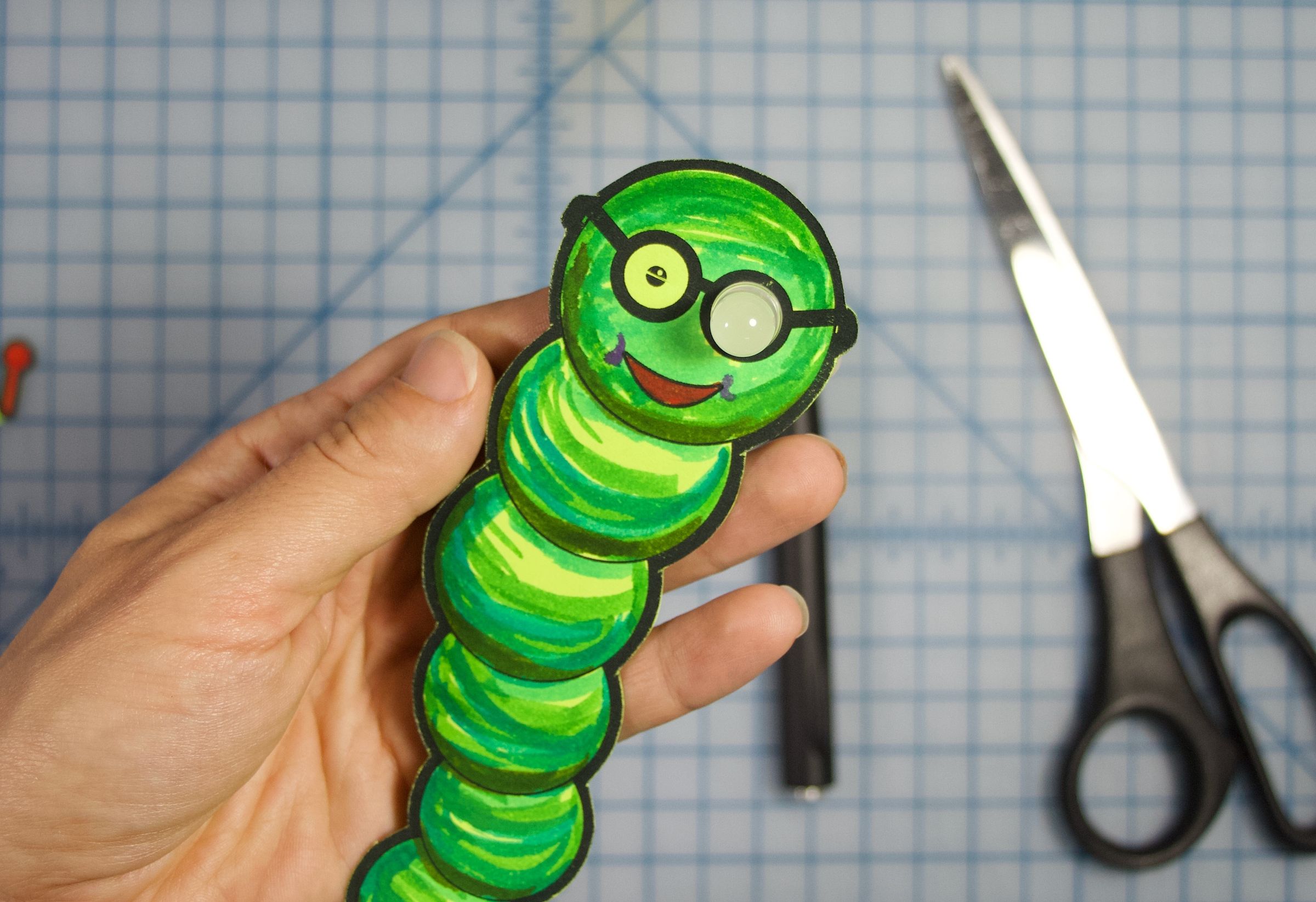 BookWorm Light-Up Book Light and Bookmark : 13 Steps (with Pictures ...