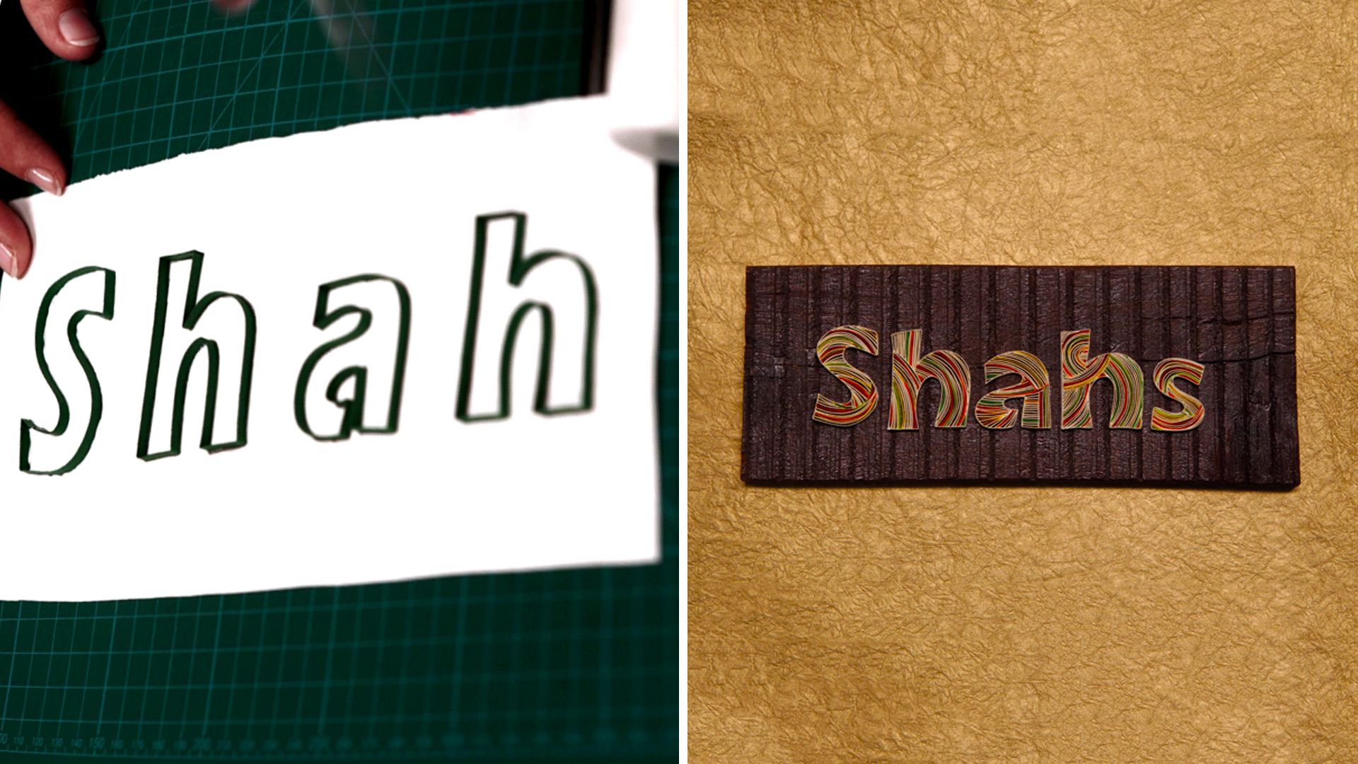 How to Make Personalized Name Plates : Outlining | DIY Quilled Paper ...