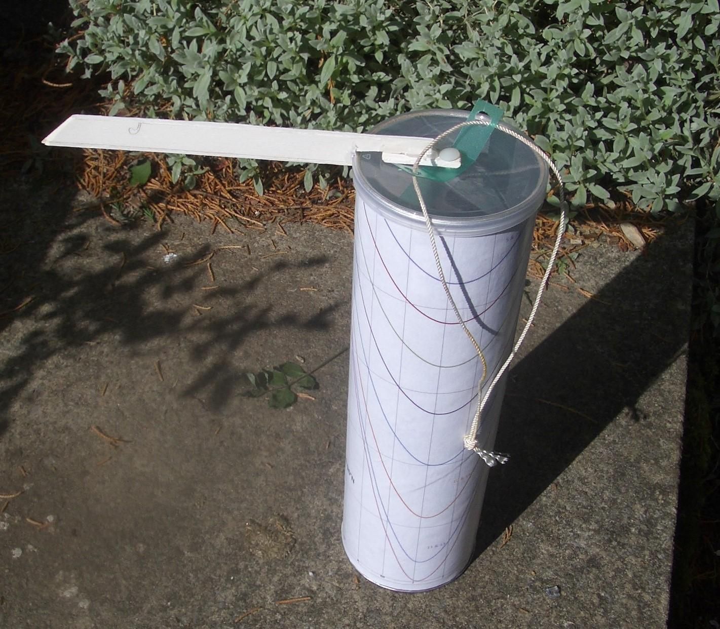 Portable Sundial From a Pringles Tub : 10 Steps (with Pictures ...