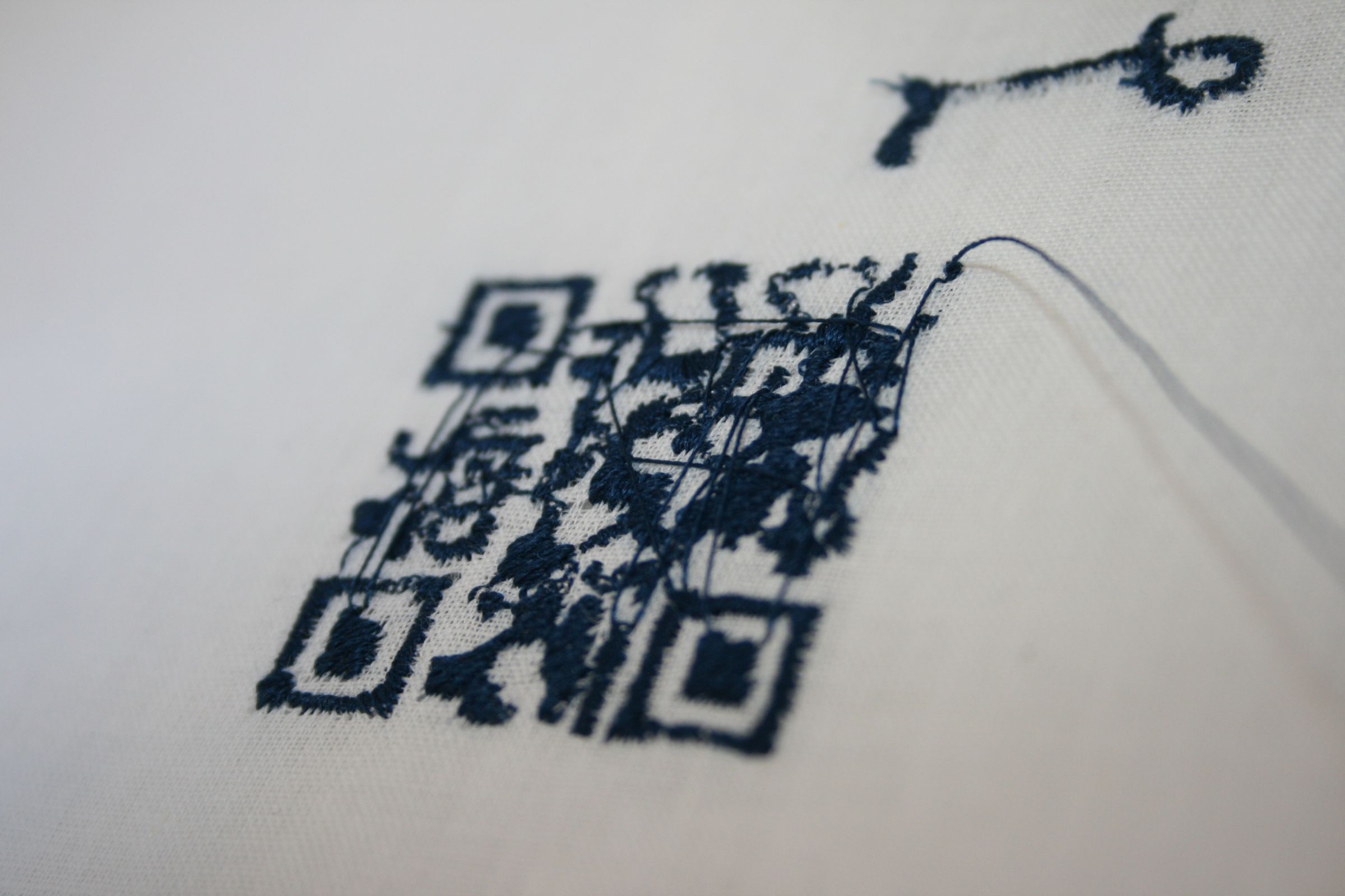 CNC Embroidery: QR Code : 5 Steps (with Pictures) - Instructables