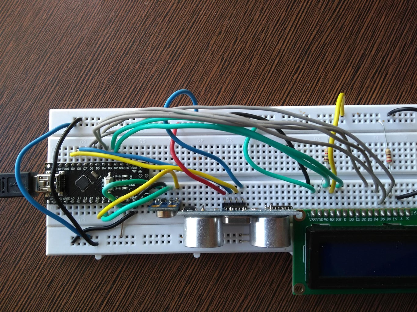Arduino Interfacing With Ultrasonic Sensor And Contactless Temperature