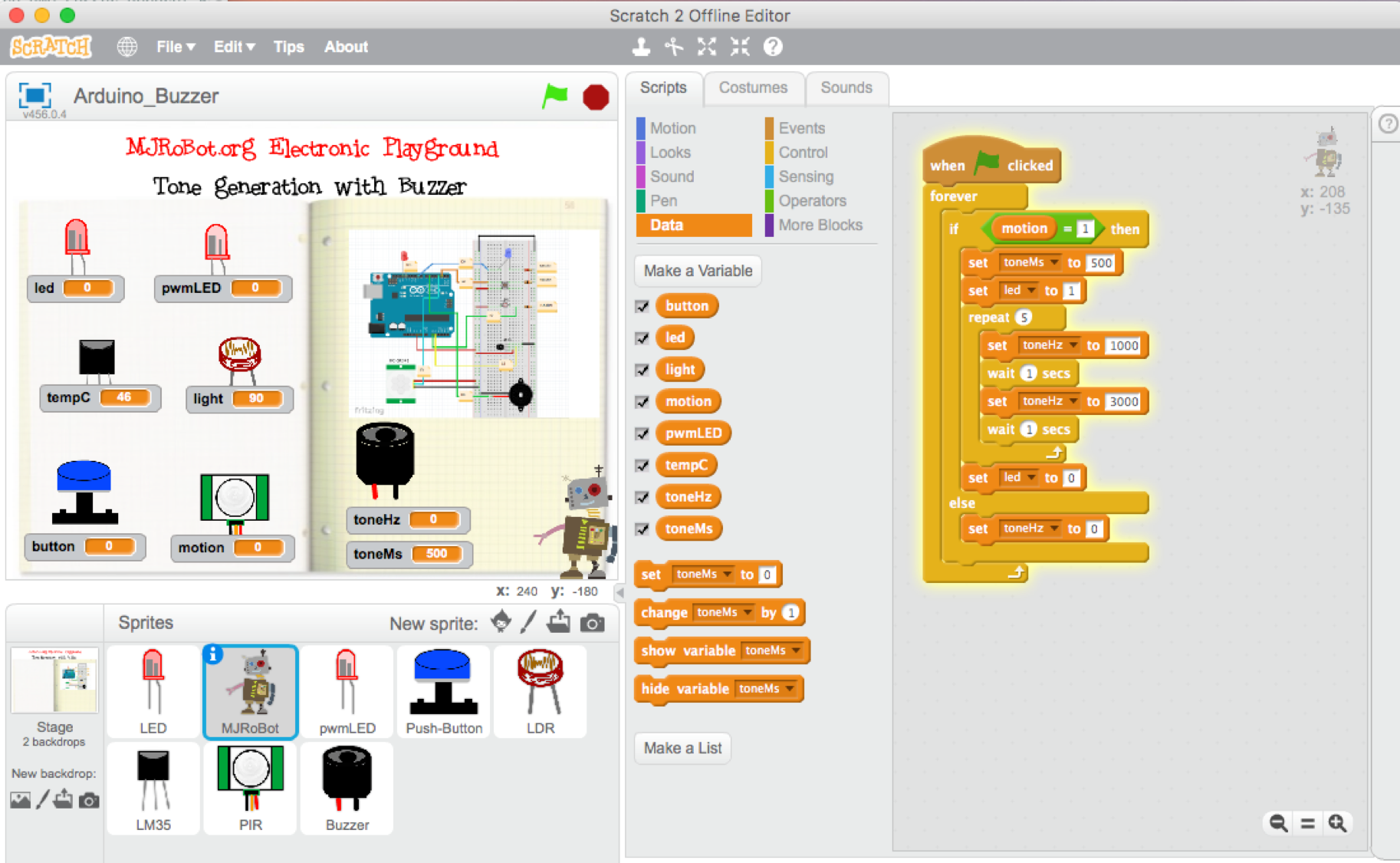 Electronic Playground With Arduino and Scratch 2 : 18 Steps (with ...
