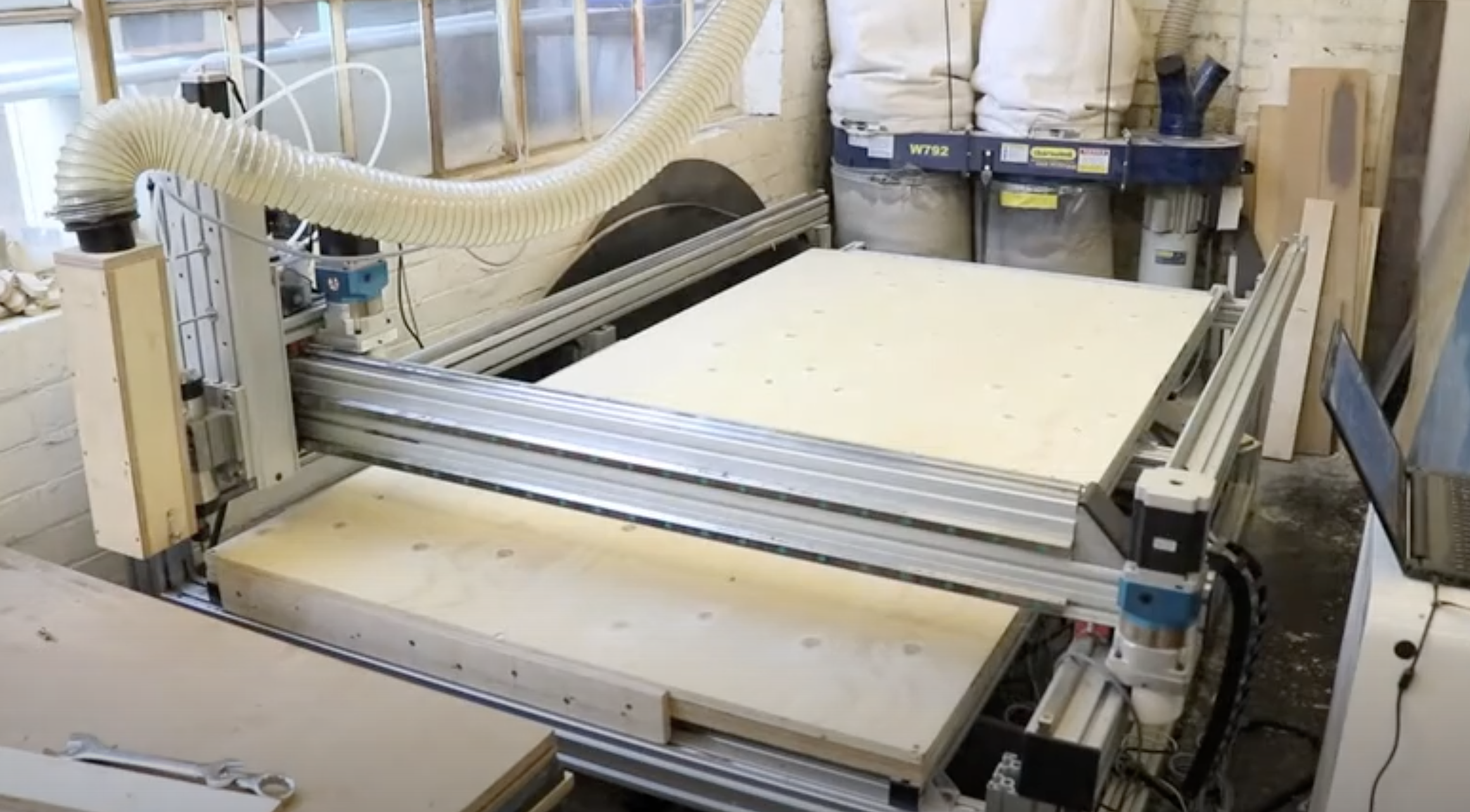Make a Desk From One 8x4ft Sheet of Plywood Using My CNC Machine : 5 ...