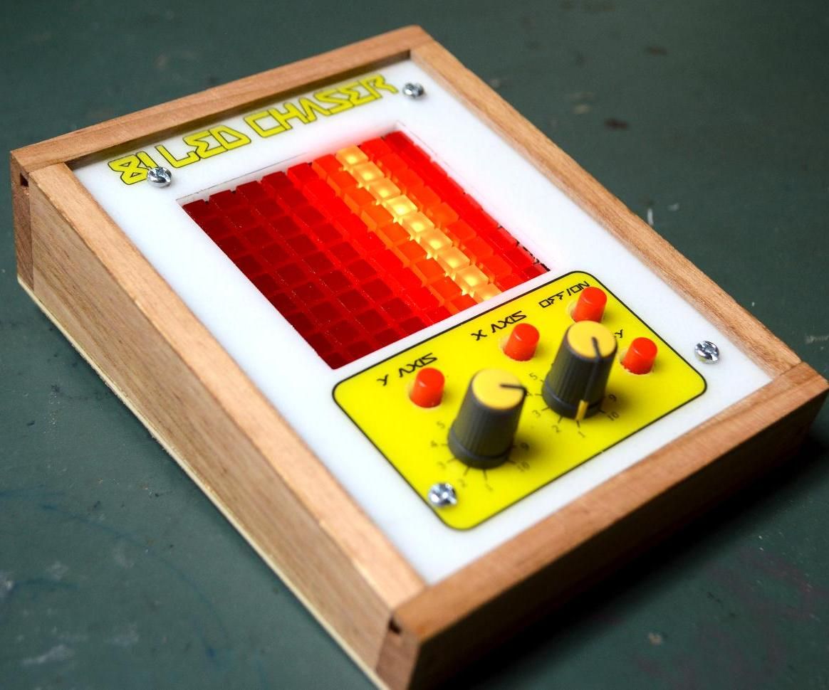81 LED Chaser - 555 Project : 8 Steps (with Pictures) - Instructables