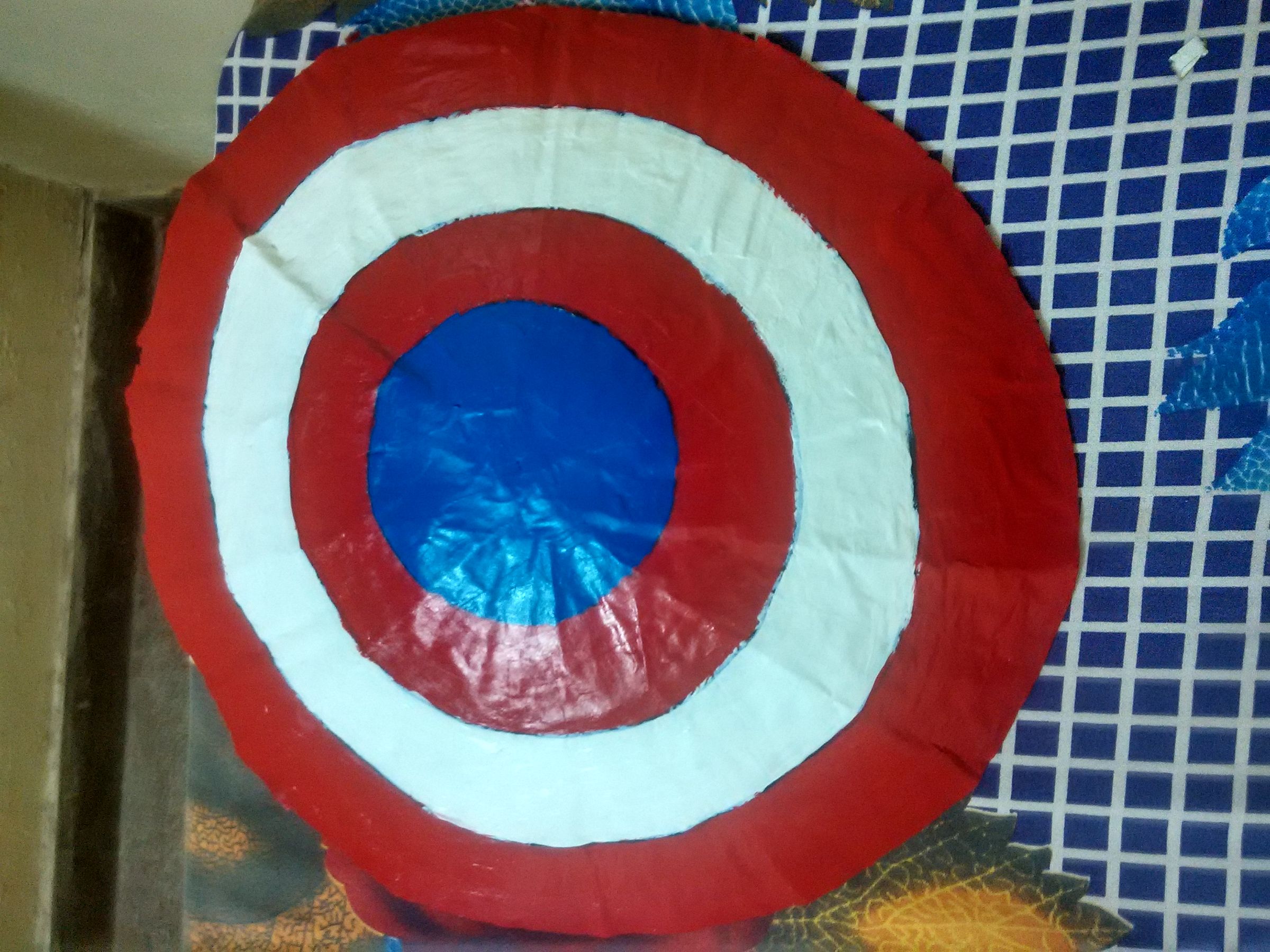 Captain America's Shield Using Cardboard : 6 Steps - Instructables